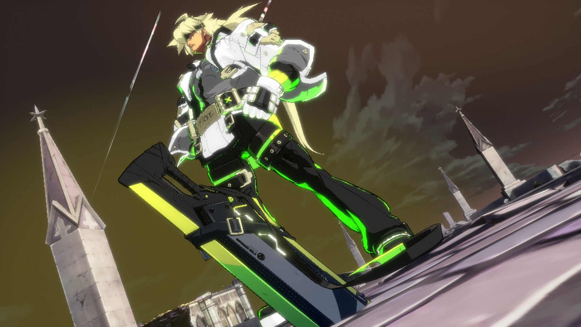 Neon Green Sol (Color 1-6) [Unused Rev 2 Skin] Mod for GUILTY GEAR ...