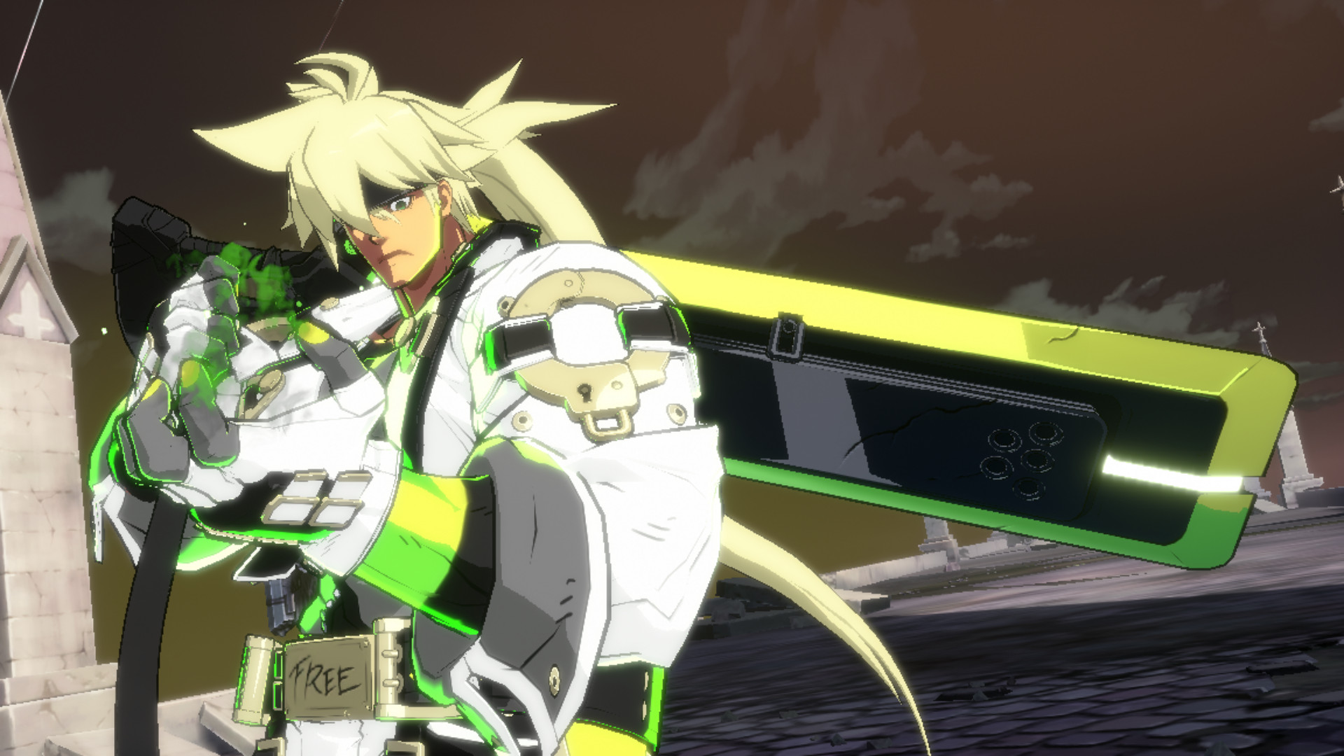Neon Green Sol (Color 1-6) [Unused Rev 2 Skin] Mod for GUILTY GEAR ...