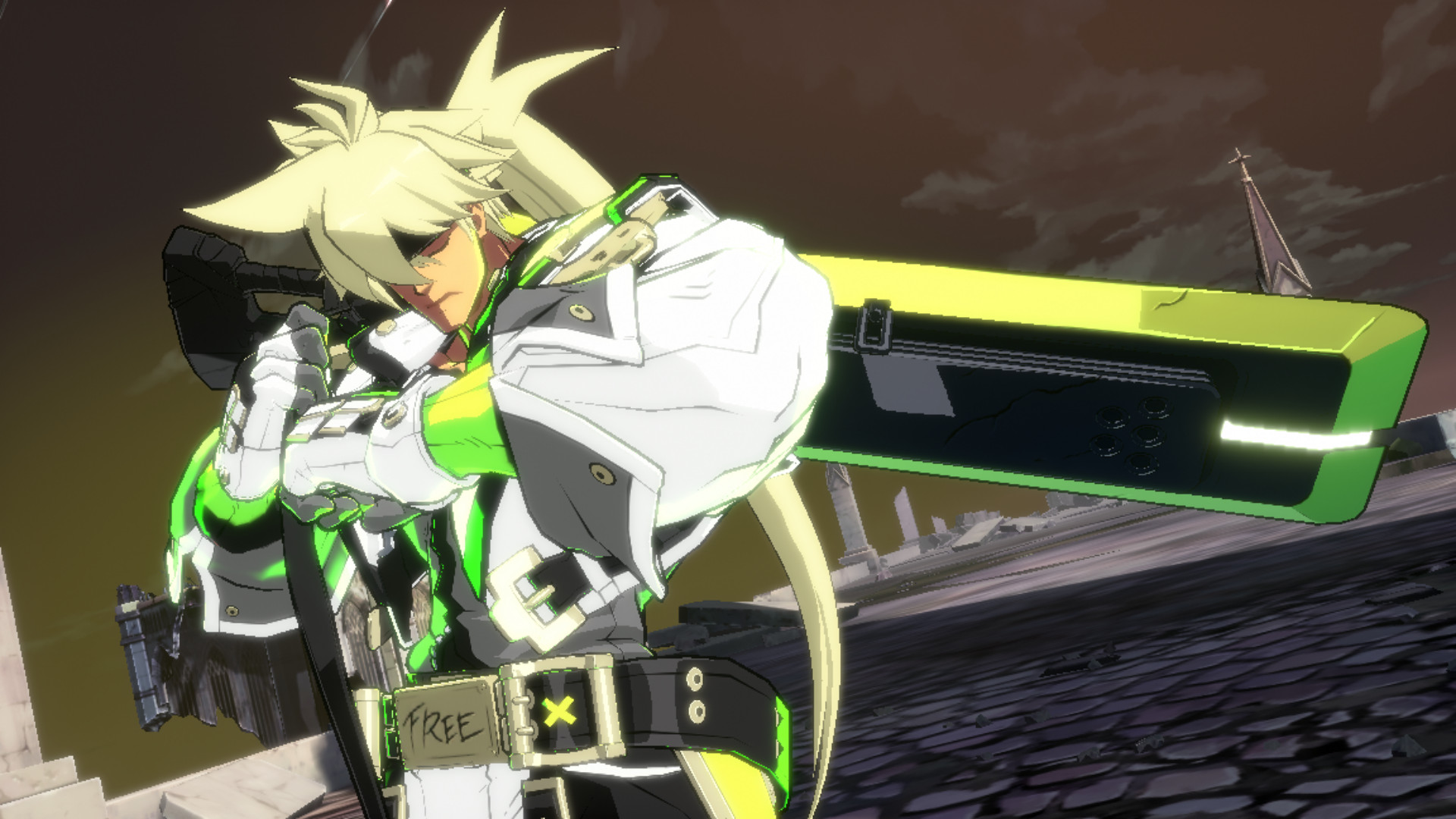 Neon Green Sol (Color 1-6) [Unused Rev 2 Skin] Mod for GUILTY GEAR ...