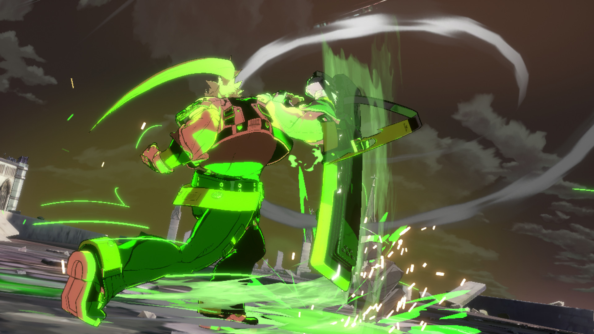 Neon Green Sol (Color 1-6) [Unused Rev 2 Skin] Mod for GUILTY GEAR ...