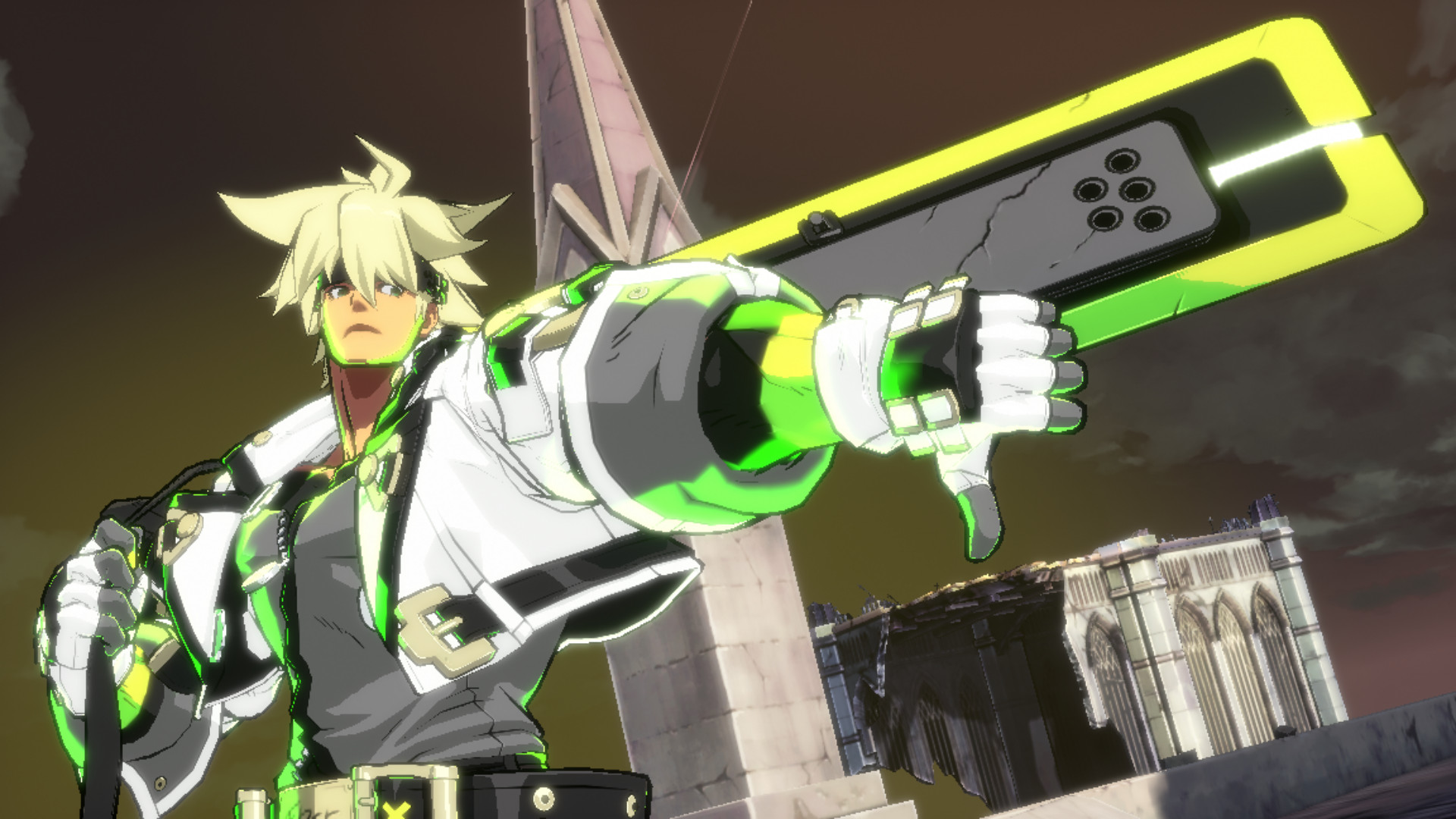 Neon Green Sol (Color 1-6) [Unused Rev 2 Skin] Mod for GUILTY GEAR ...
