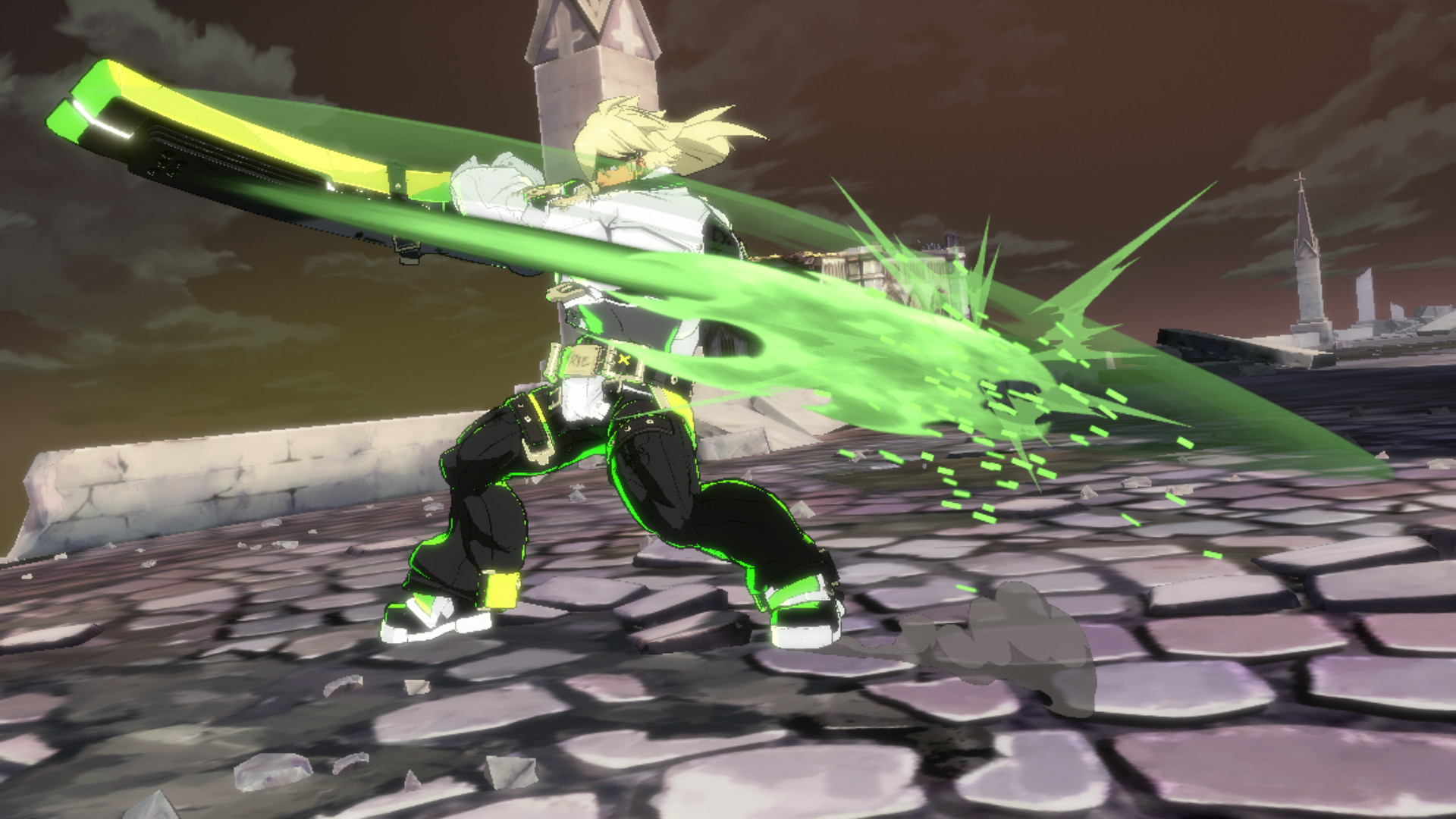 Neon Green Sol (Color 1-6) [Unused Rev 2 Skin] Mod for GUILTY GEAR ...