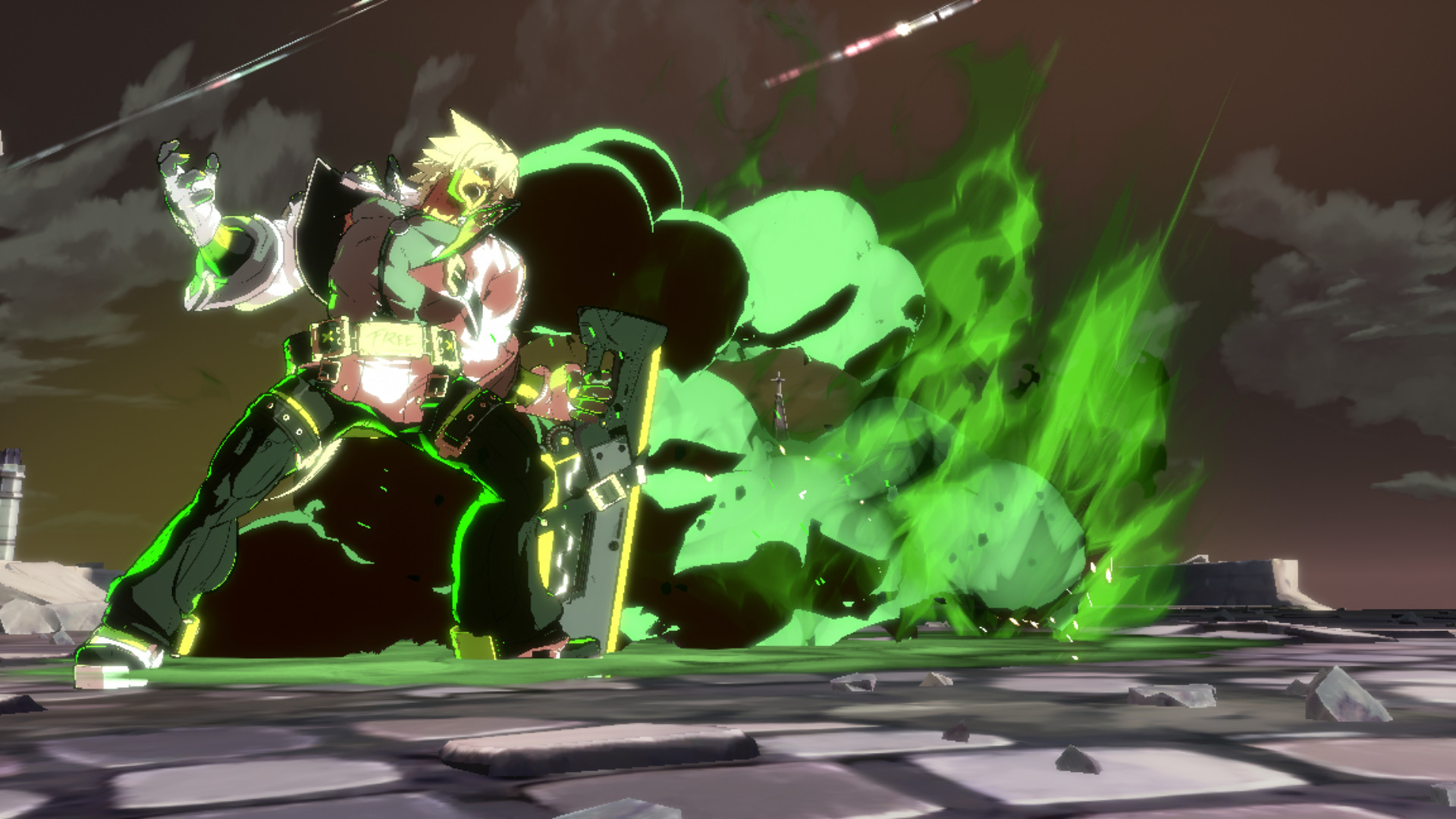 Neon Green Sol (Color 1-6) [Unused Rev 2 Skin] Mod for GUILTY GEAR ...