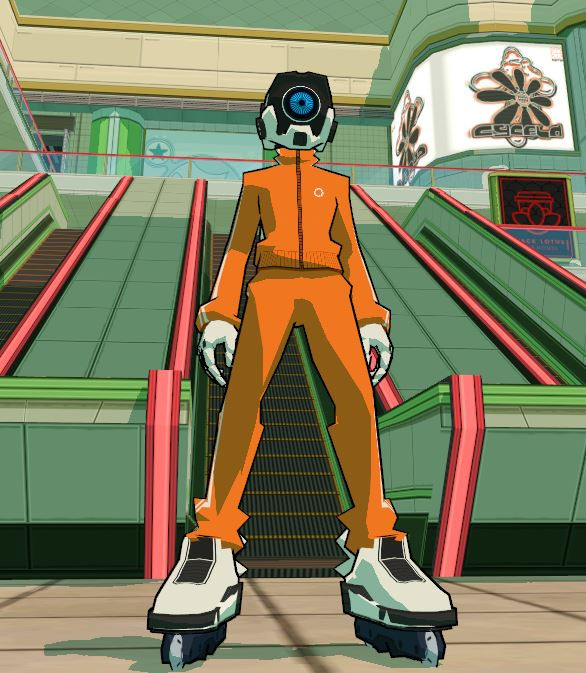 DOT EXE Aperture Skin Mod for Bomb Rush Cyberfunk | BRC Mods