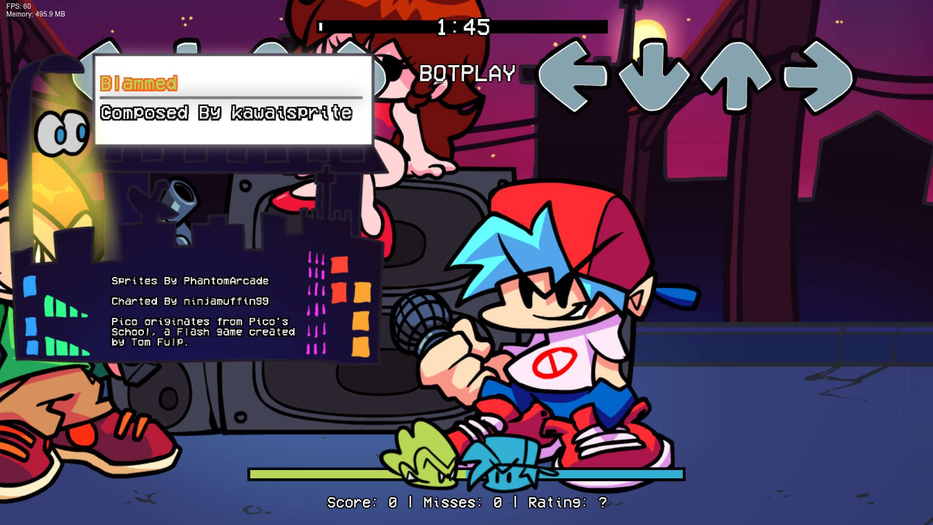 Organized Song Credits (Psych Engine) Mod for Friday Night Funkin ...