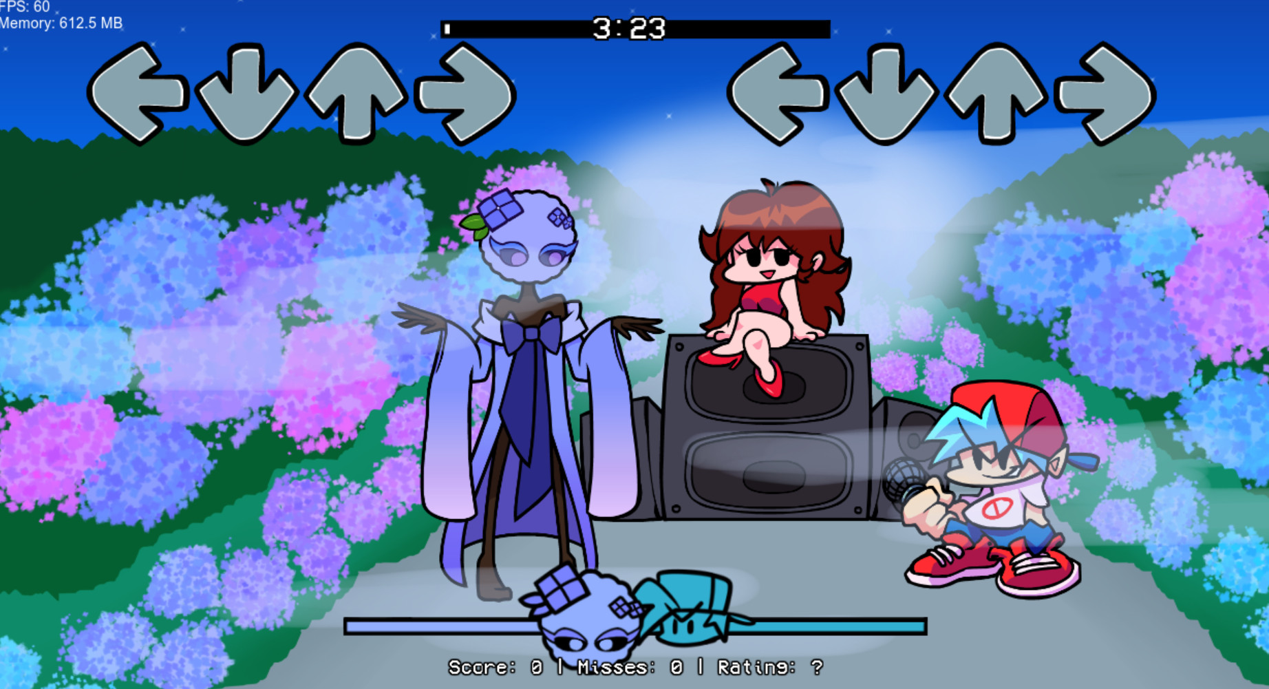 FNF vs Ajisai monster Mod for Friday Night Funkin' | FNF Mods