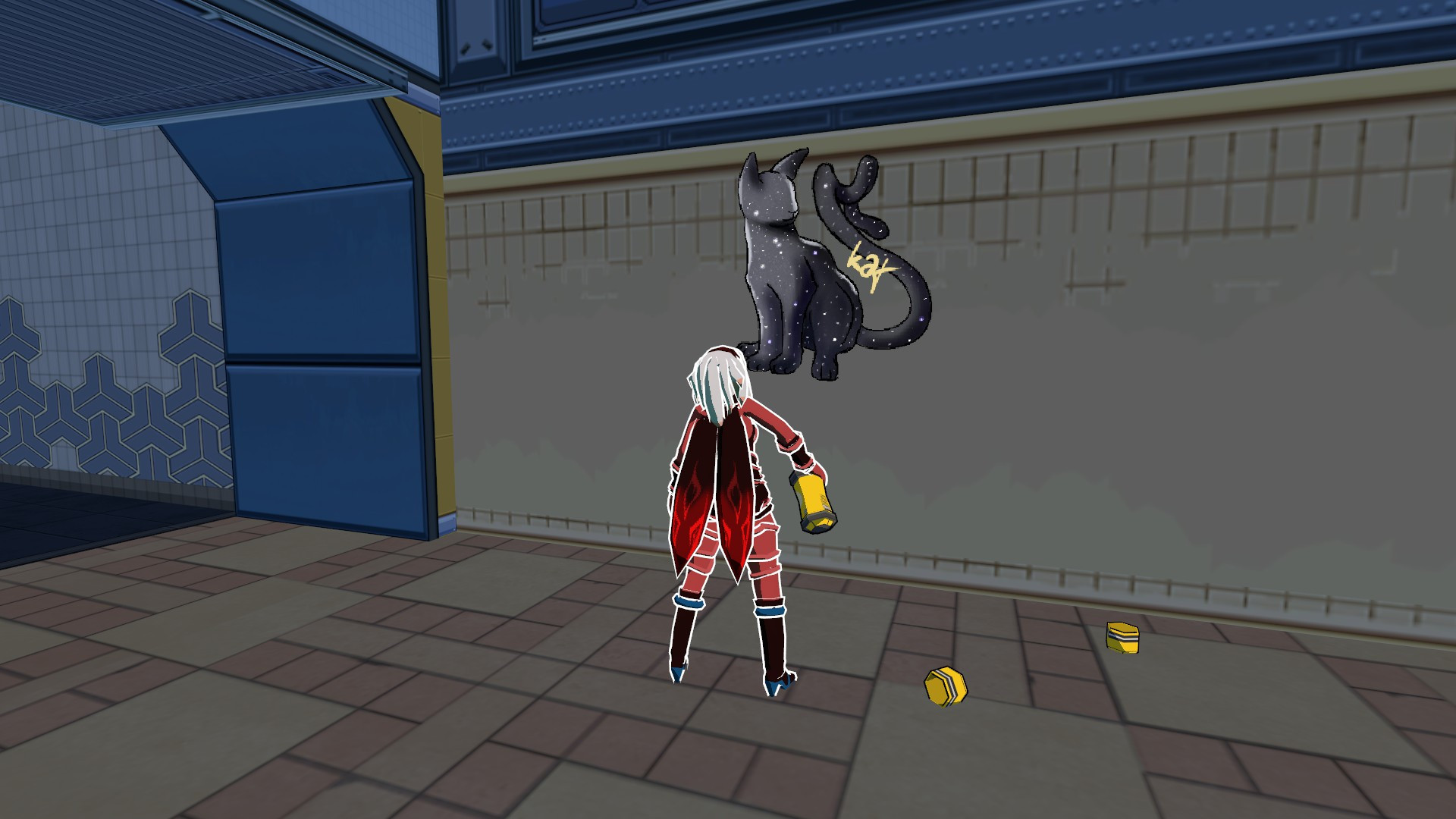 Kat from Gravity Rush (BRC Low-Poly Style) Mod for Bomb Rush Cyberfunk ...