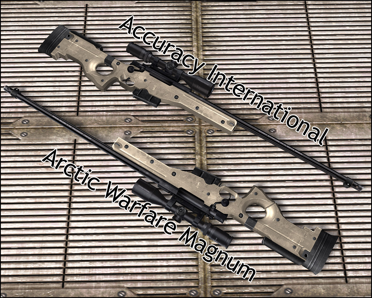 Accuracy International AWM Mod for Resident Evil 4 | RE4 Mods