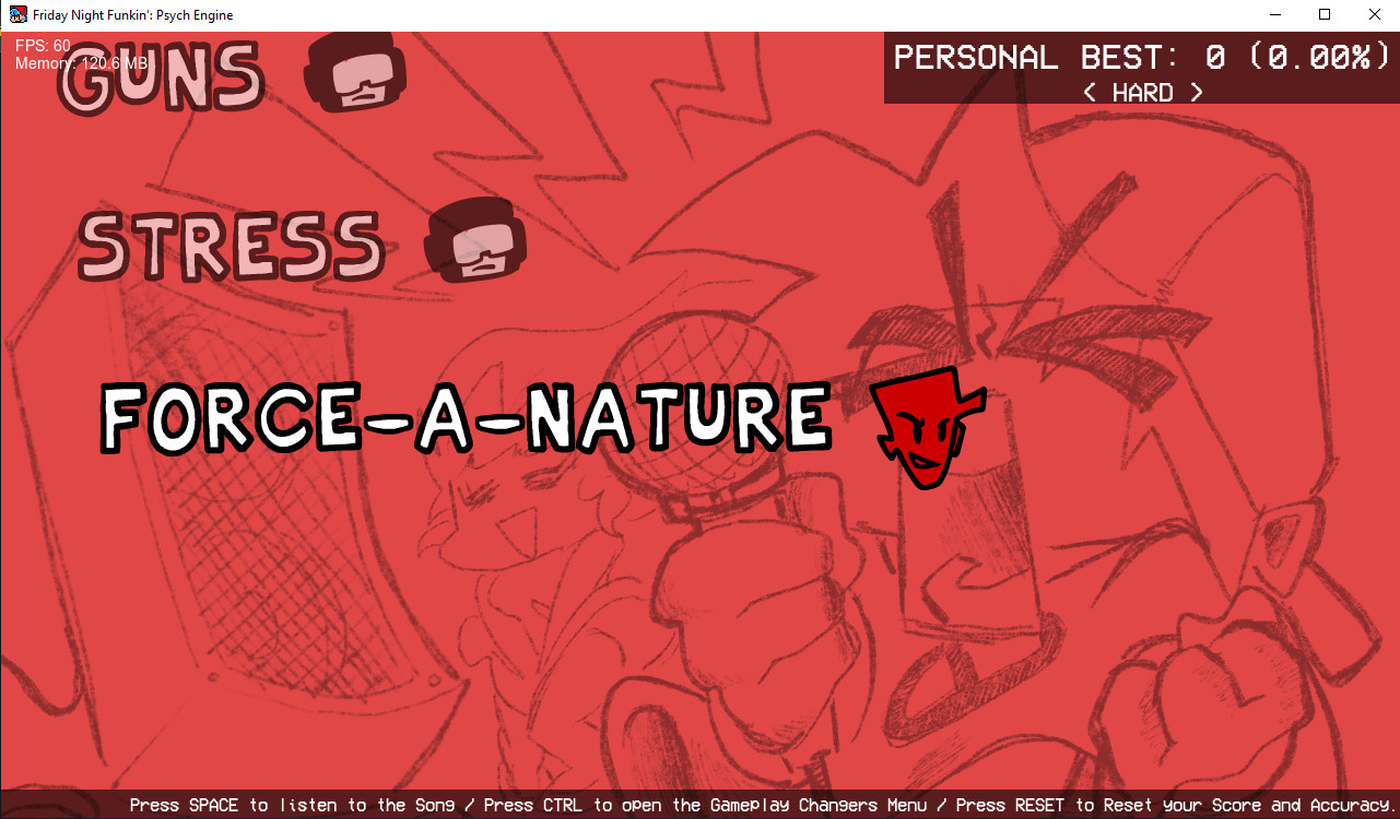 Force-A-Nature Psych Port (0.6.3) Mod for Friday Night Funkin' | FNF Mods