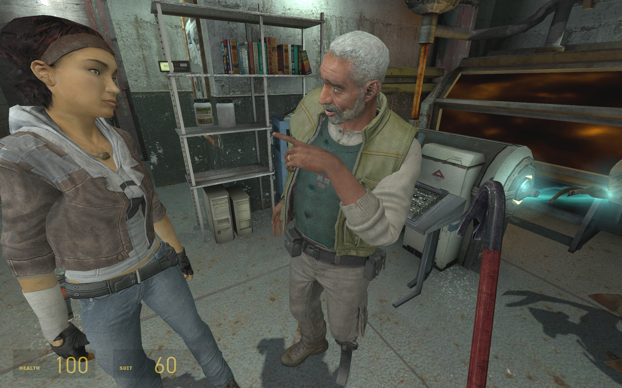 HL2 Eli with HLA clothes Mod for Half-Life 2 | HL2 Mods