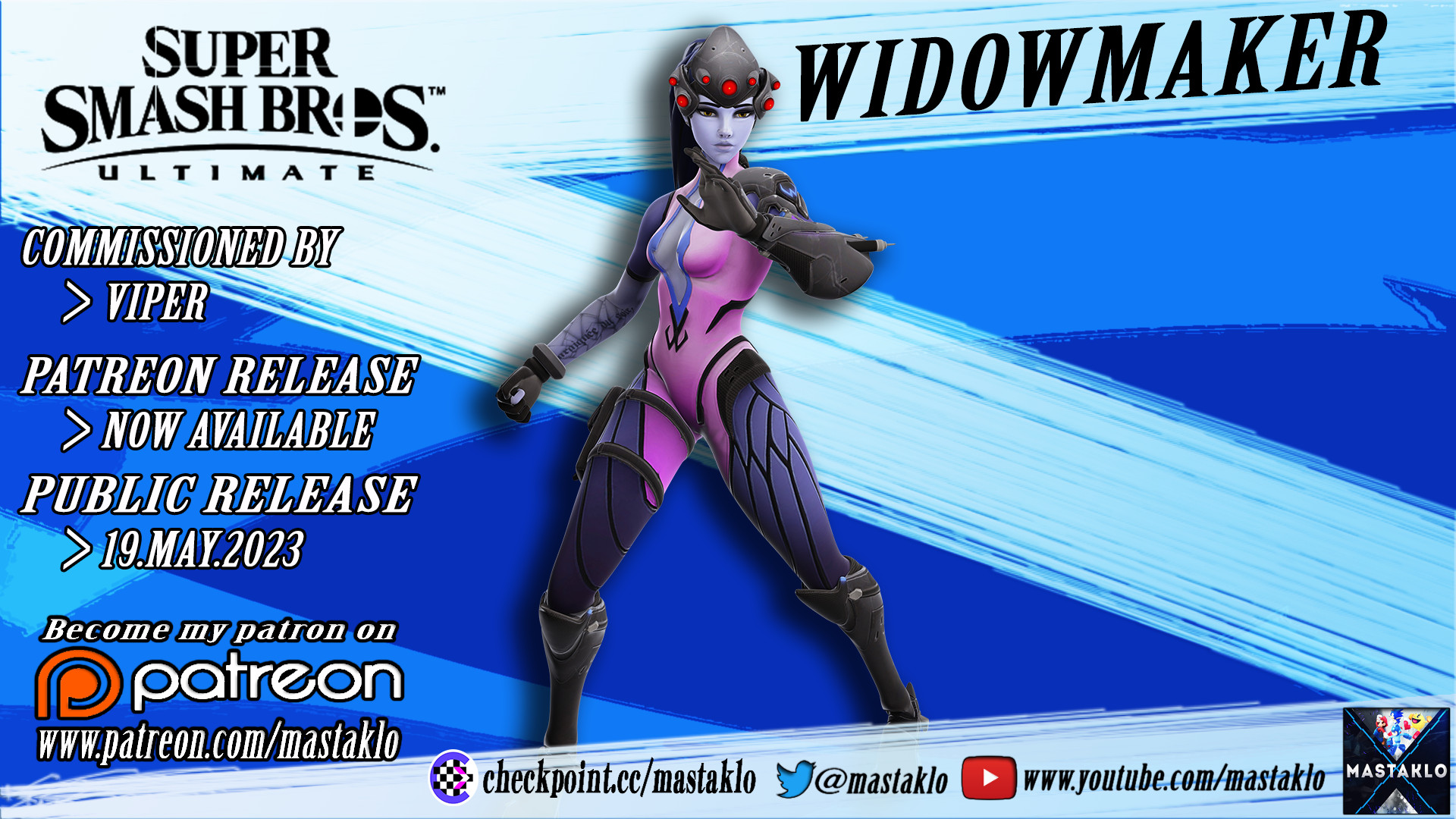 Widowmaker Mod for Super Smash Bros. Ultimate | SSBU Mods