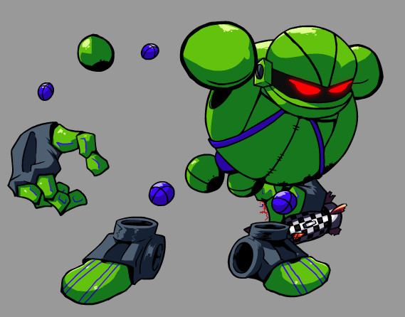 Fnf Vectorman(NOT God Z)+fla Mod for Friday Night Funkin' | FNF Mods