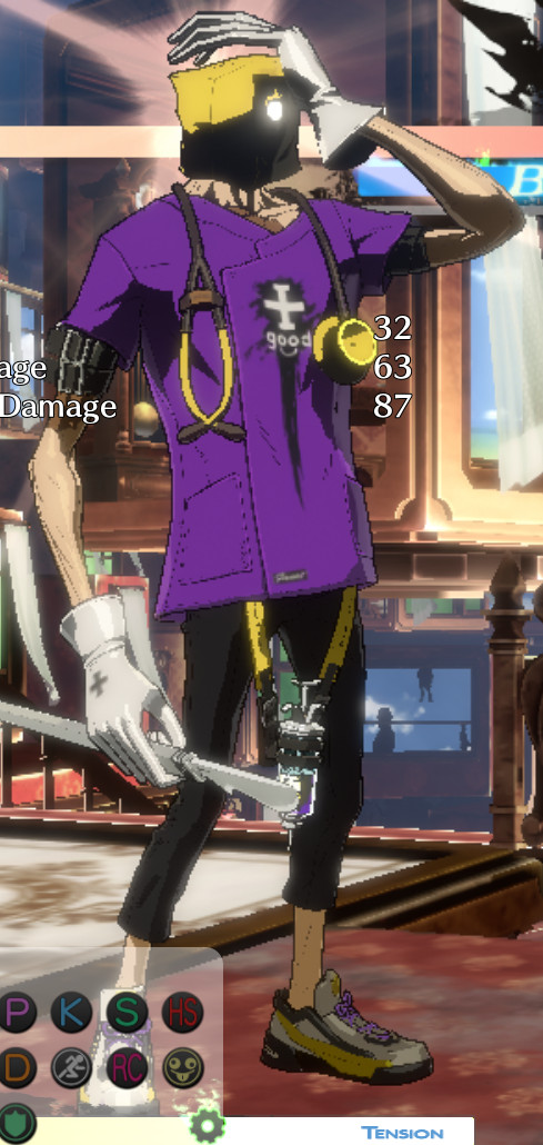 Nonbinary Flag Recolor Faust Mod for GUILTY GEAR -STRIVE- | GGST Mods