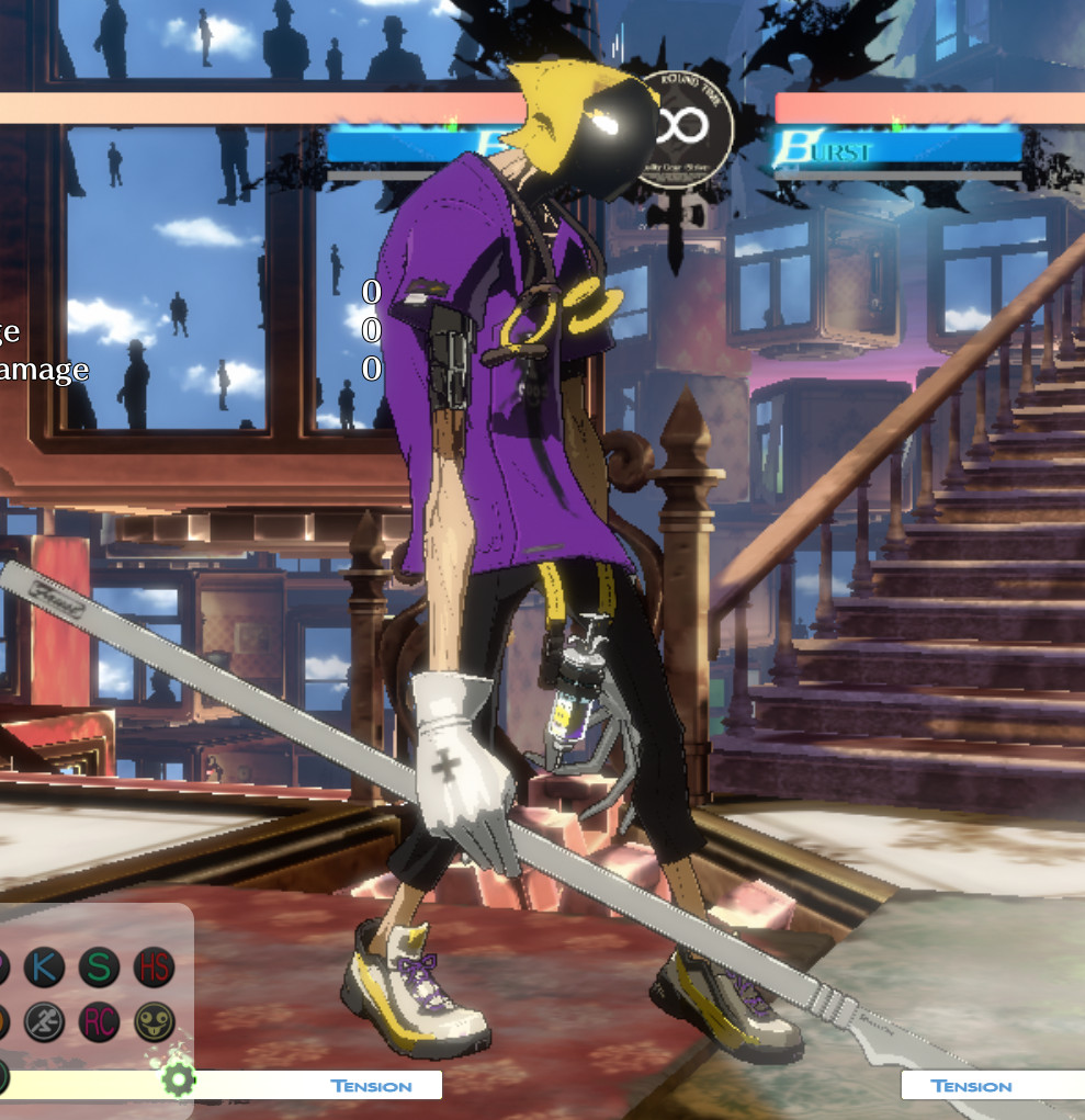Nonbinary Flag Recolor Faust Mod for GUILTY GEAR -STRIVE- | GGST Mods