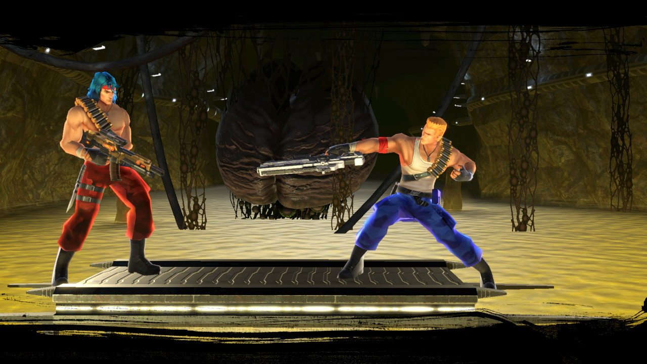 Bill Rizer & Lance Bean (Contra) over Samus Mod for Super Smash Bros ...