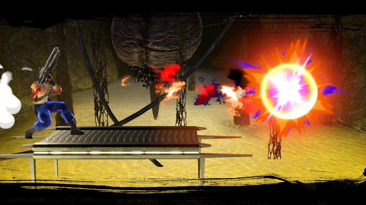 Bill Rizer & Lance Bean (Contra) over Samus Mod for Super Smash Bros ...