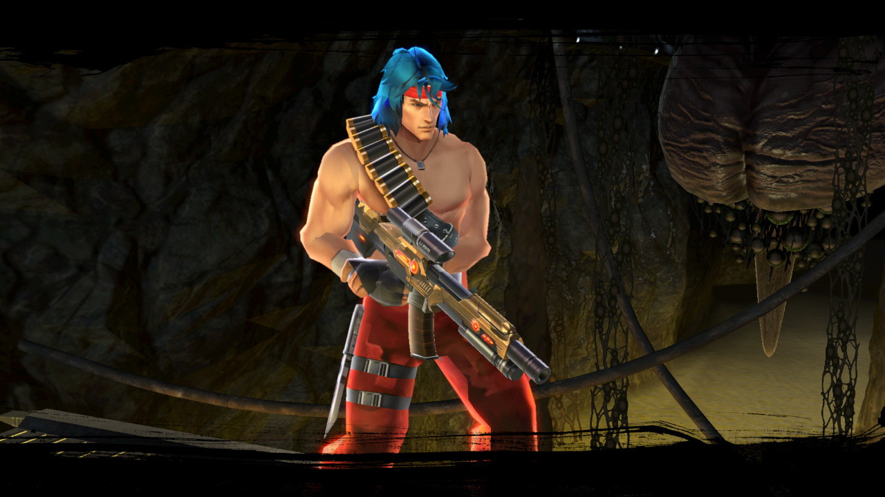 Bill Rizer & Lance Bean (Contra) over Samus Mod for Super Smash Bros ...