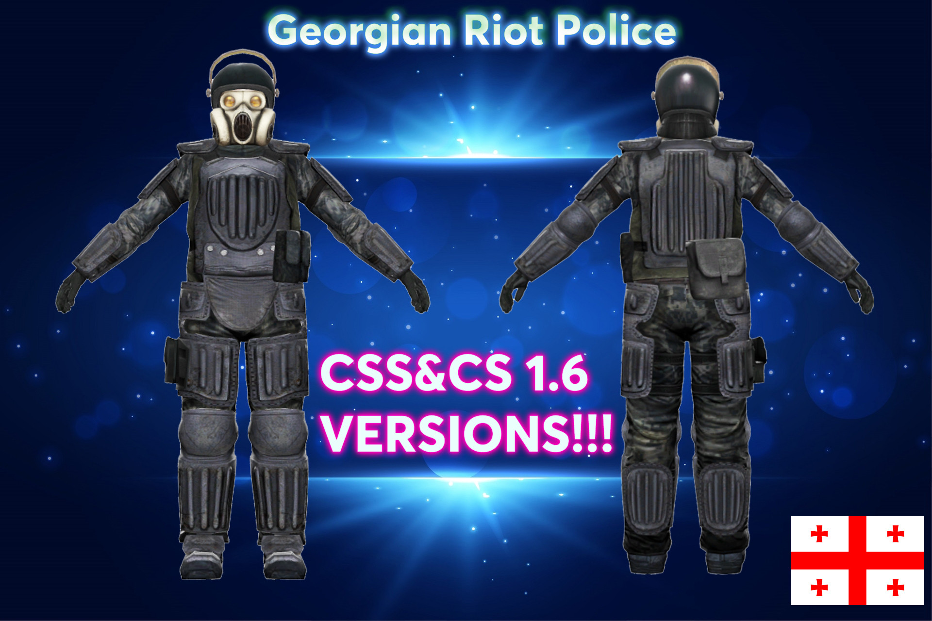 OLAF555555 Georgain Riot Police Model Mod for Counter-Strike 1.6 | CS1 ...