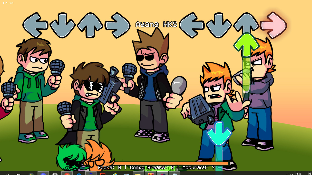 FNF: Edd Green Fury VS Matt Purple ASDF Mod for Friday Night Funkin ...