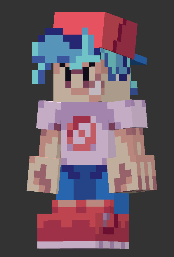 Boyfriend (FNF) CPM Mod for Minecraft: Java Edition | MC Mods