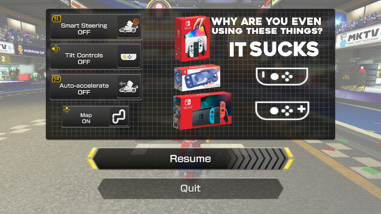 Funny Controller UI Mod for Mario Kart 8 Deluxe | MK8D Mods