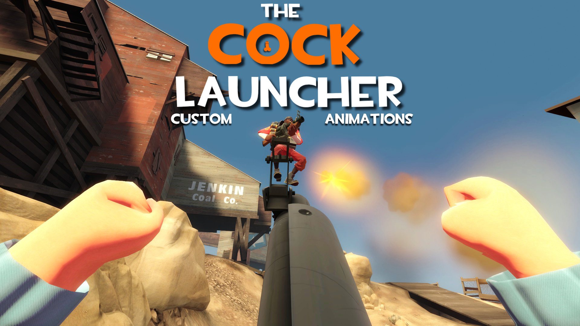 The COCK Launcher! Custom Solider Animations Mod for Team Fortress 2 ...