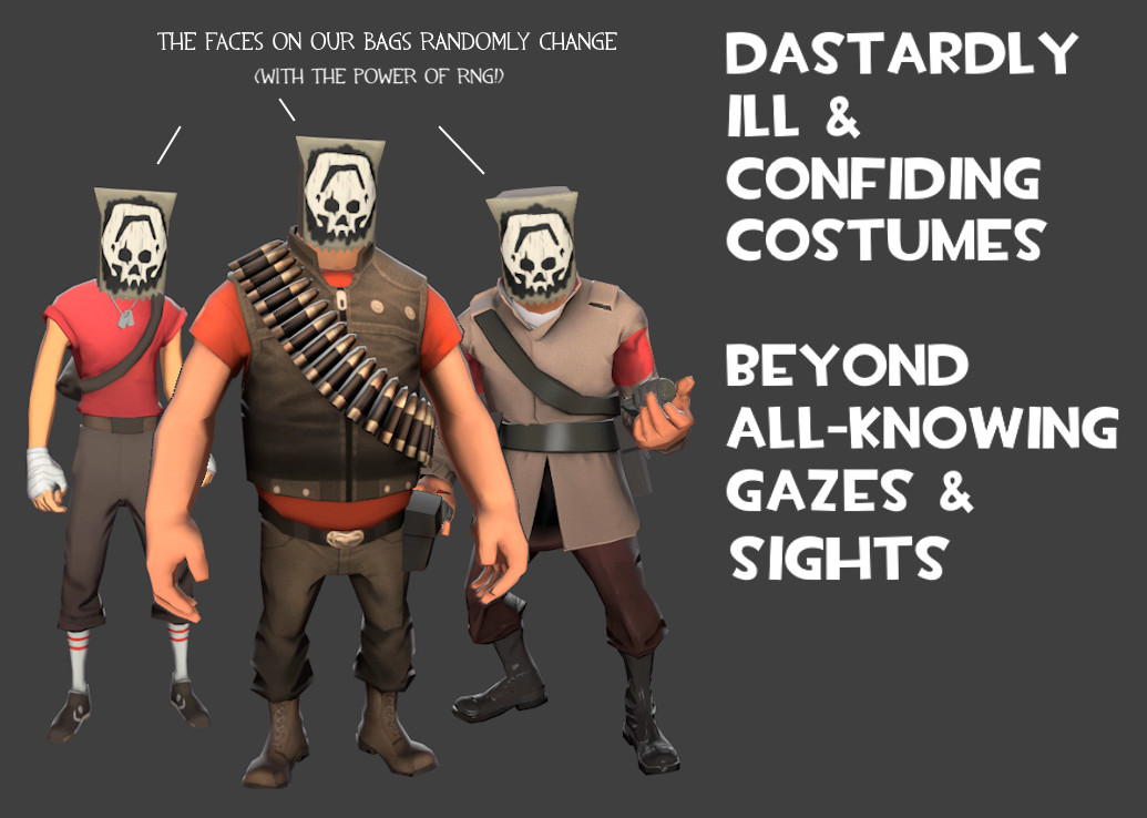 HALLOWEEN MASKS FOR PF2 Mod for Pre-Fortress 2 | PF2 Mods