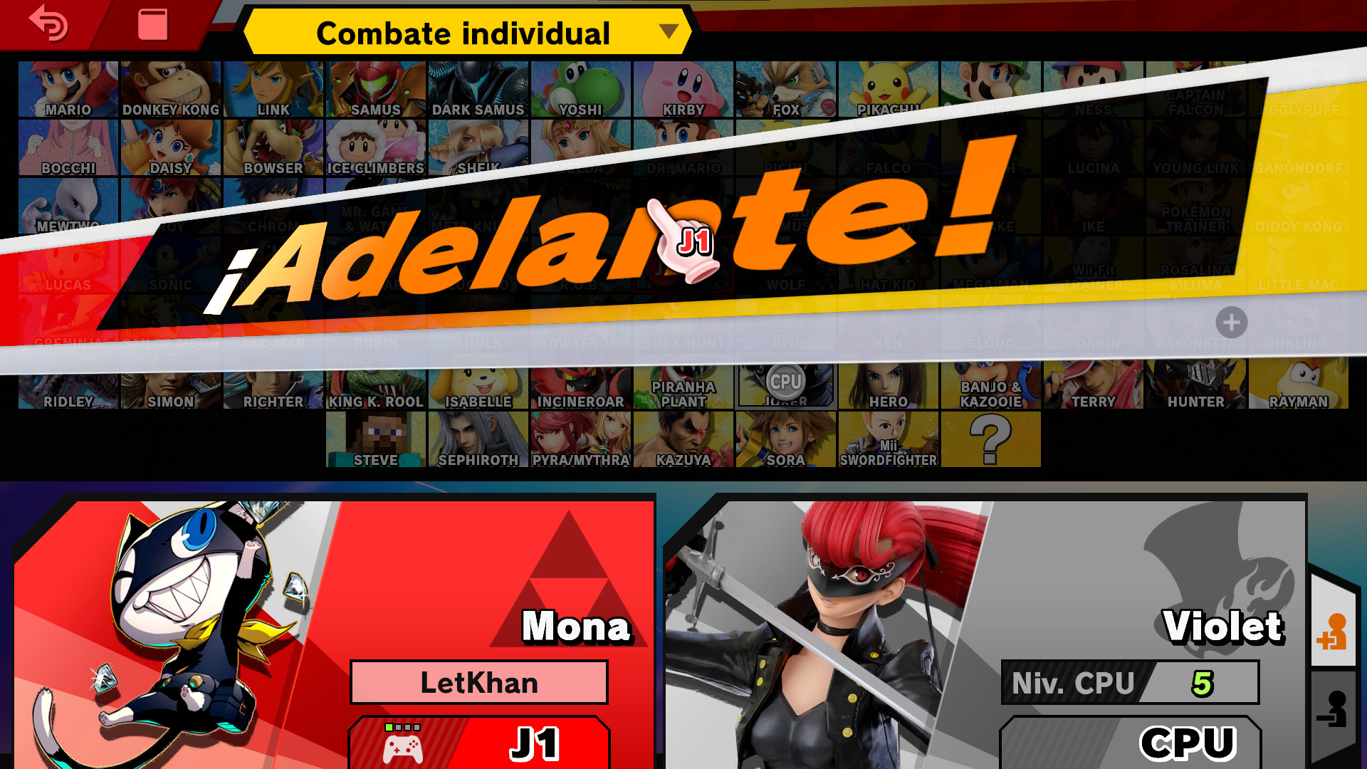 Morgana/Mona UI Mod Mod for Super Smash Bros. Ultimate | SSBU Mods