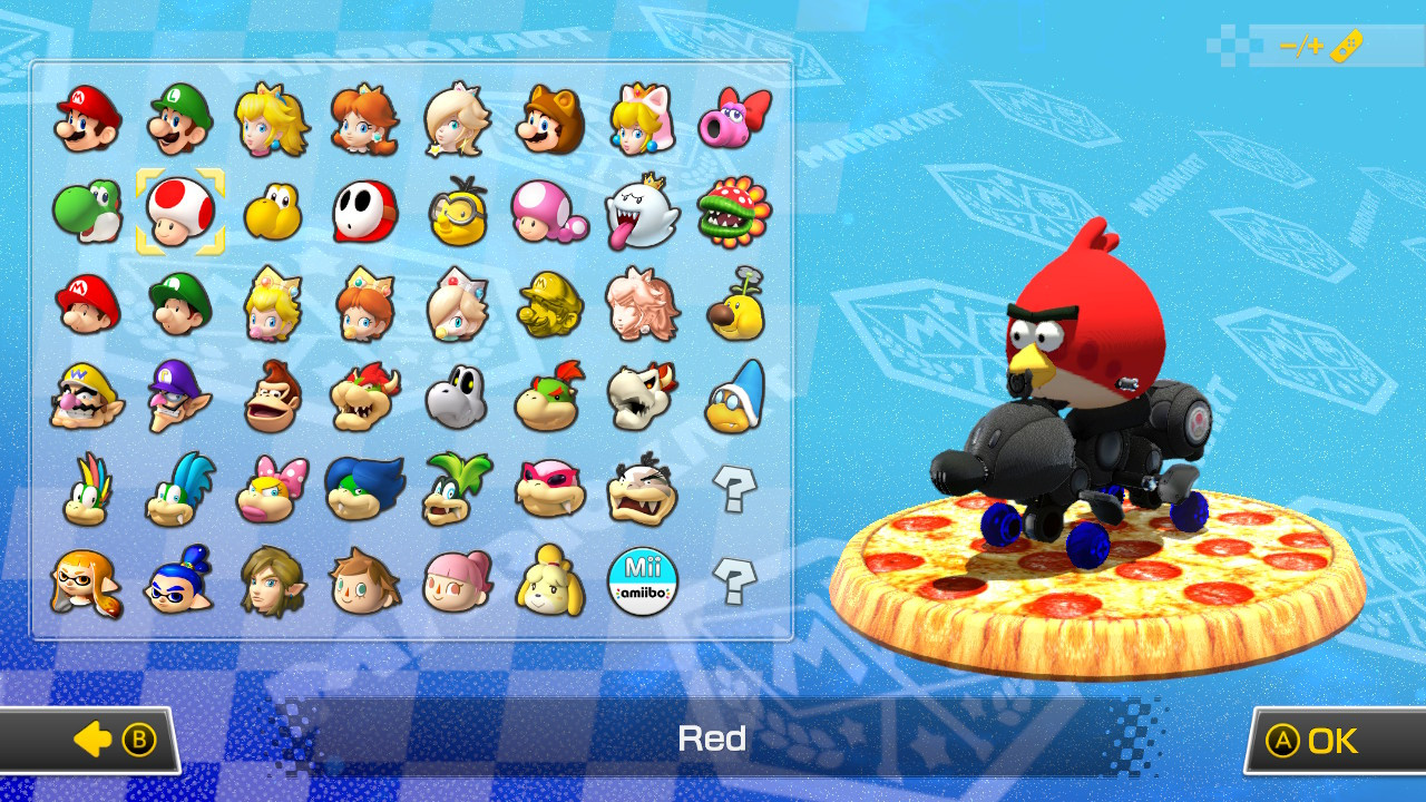 Angry birds names! Mod for Mario Kart 8 Deluxe | MK8D Mods
