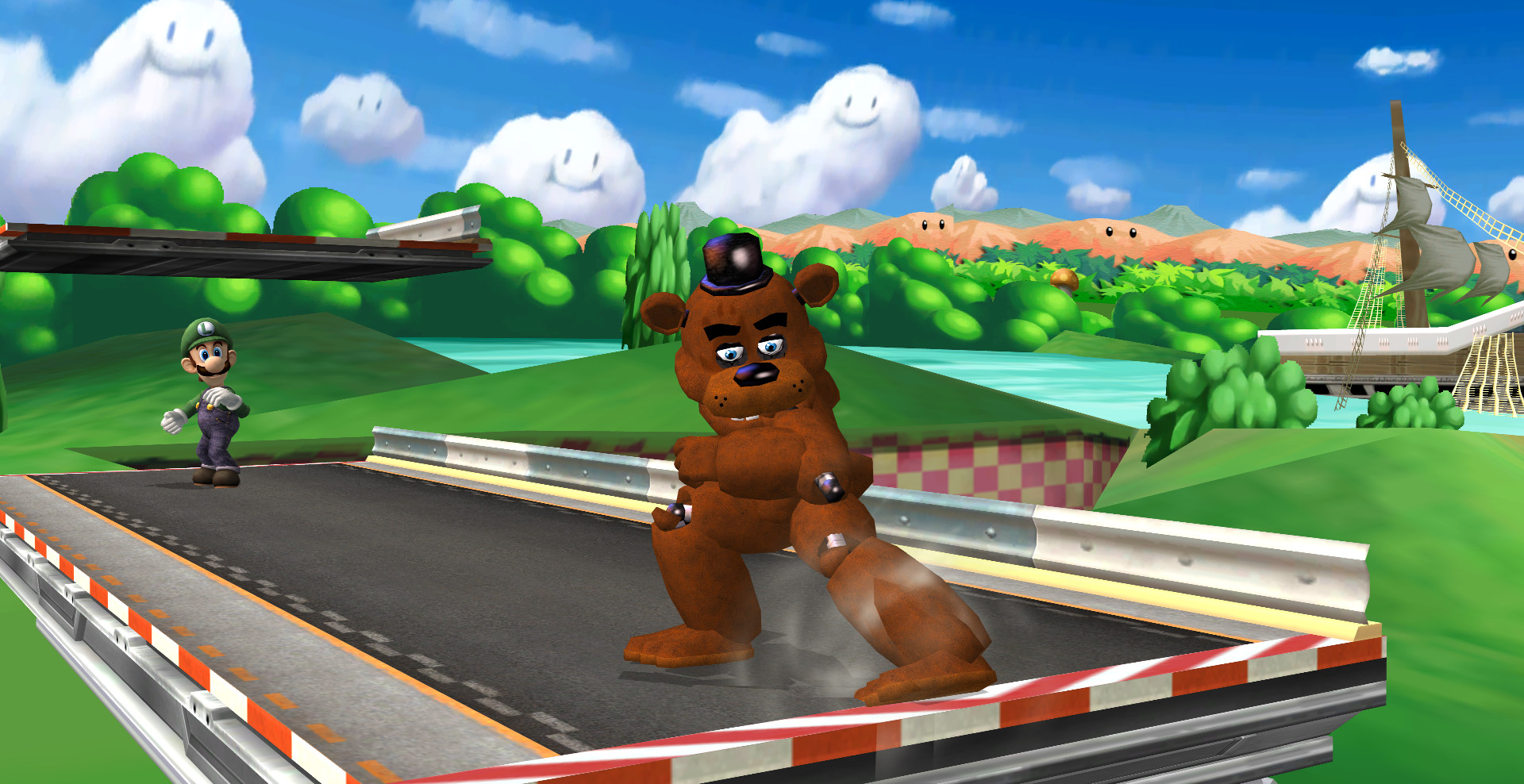 Freddy Fazbear (Captain Falcon port) Mod for Super Smash Bros. Brawl ...
