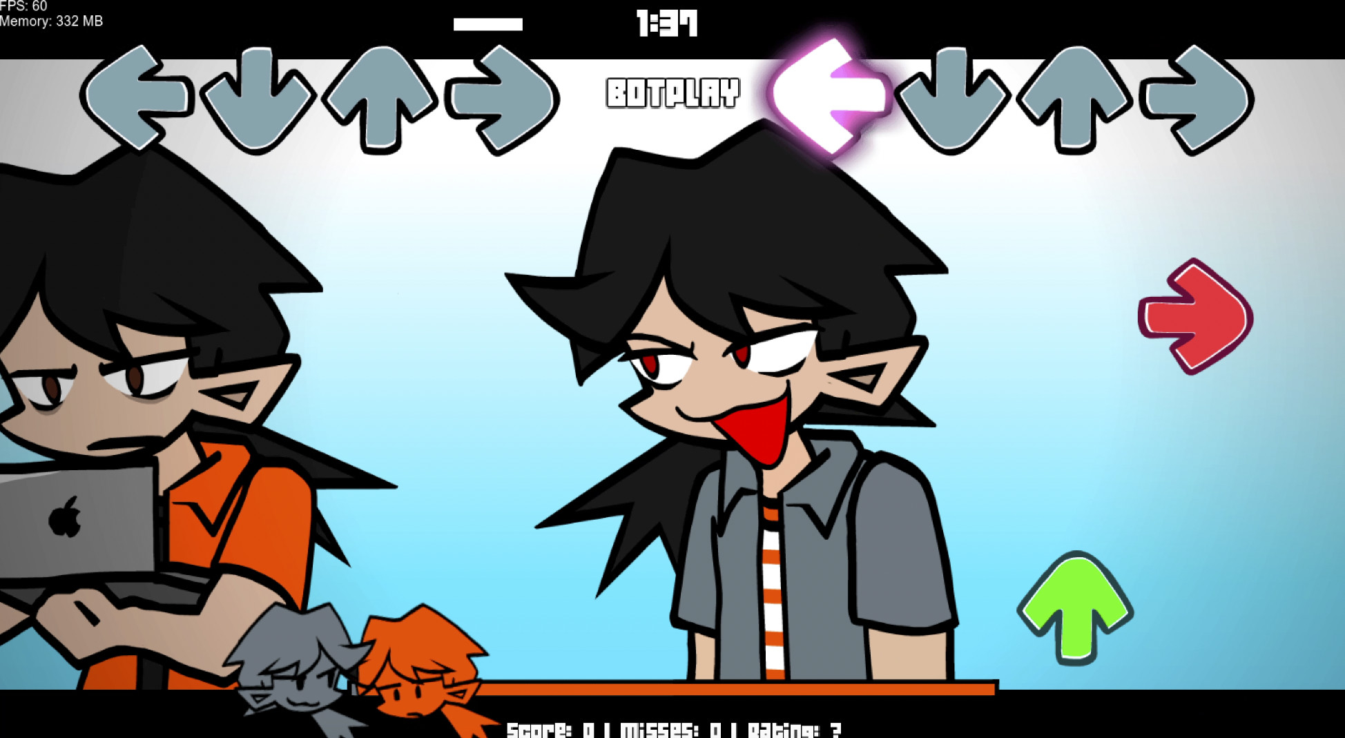 FNF Lewd Doodles Felix&Fella Cover Mod for Friday Night Funkin' | FNF Mods