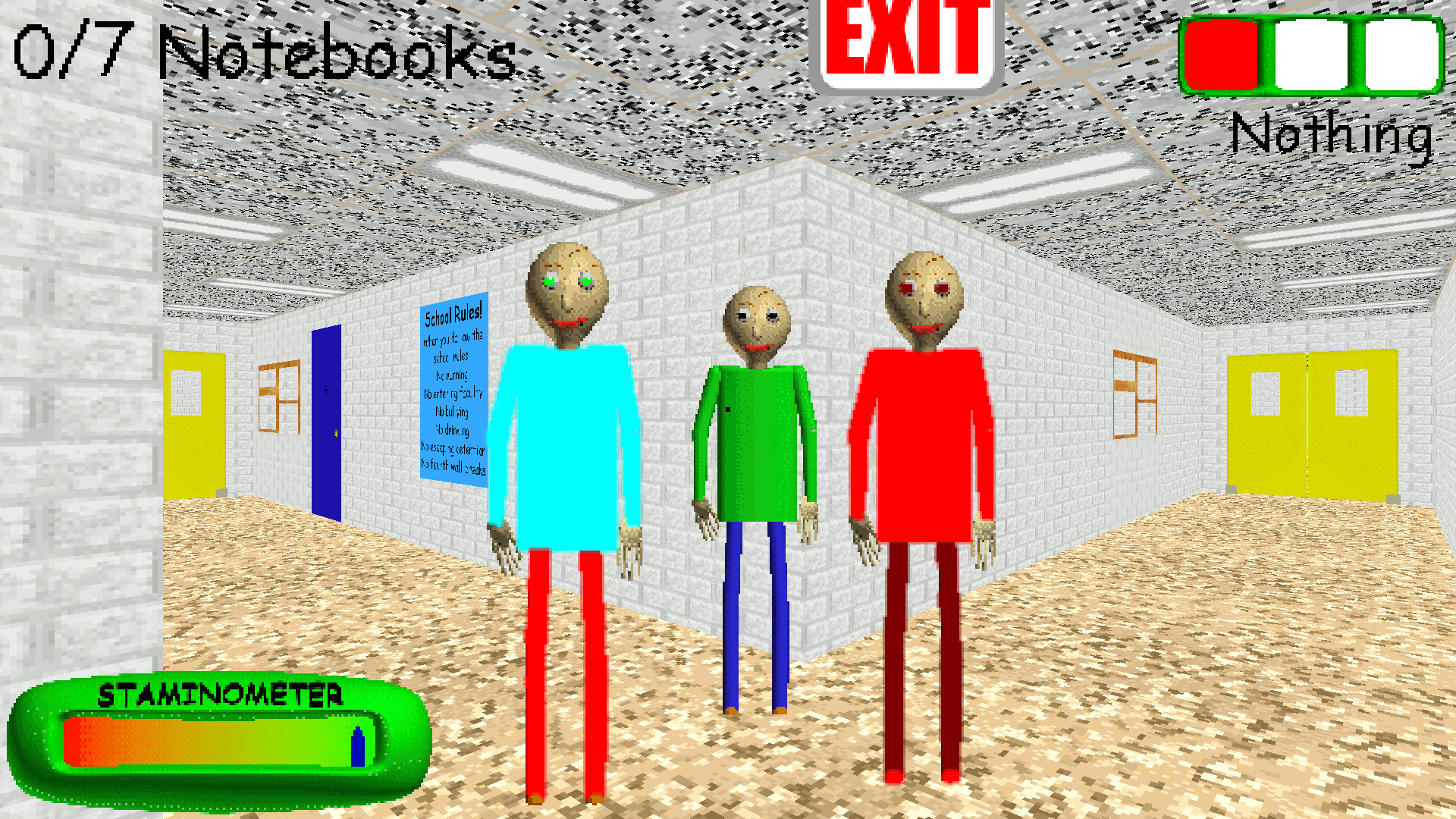 Baldi's Friends helps Baldi ! Mod for Baldi's Basics | Baldi Mods