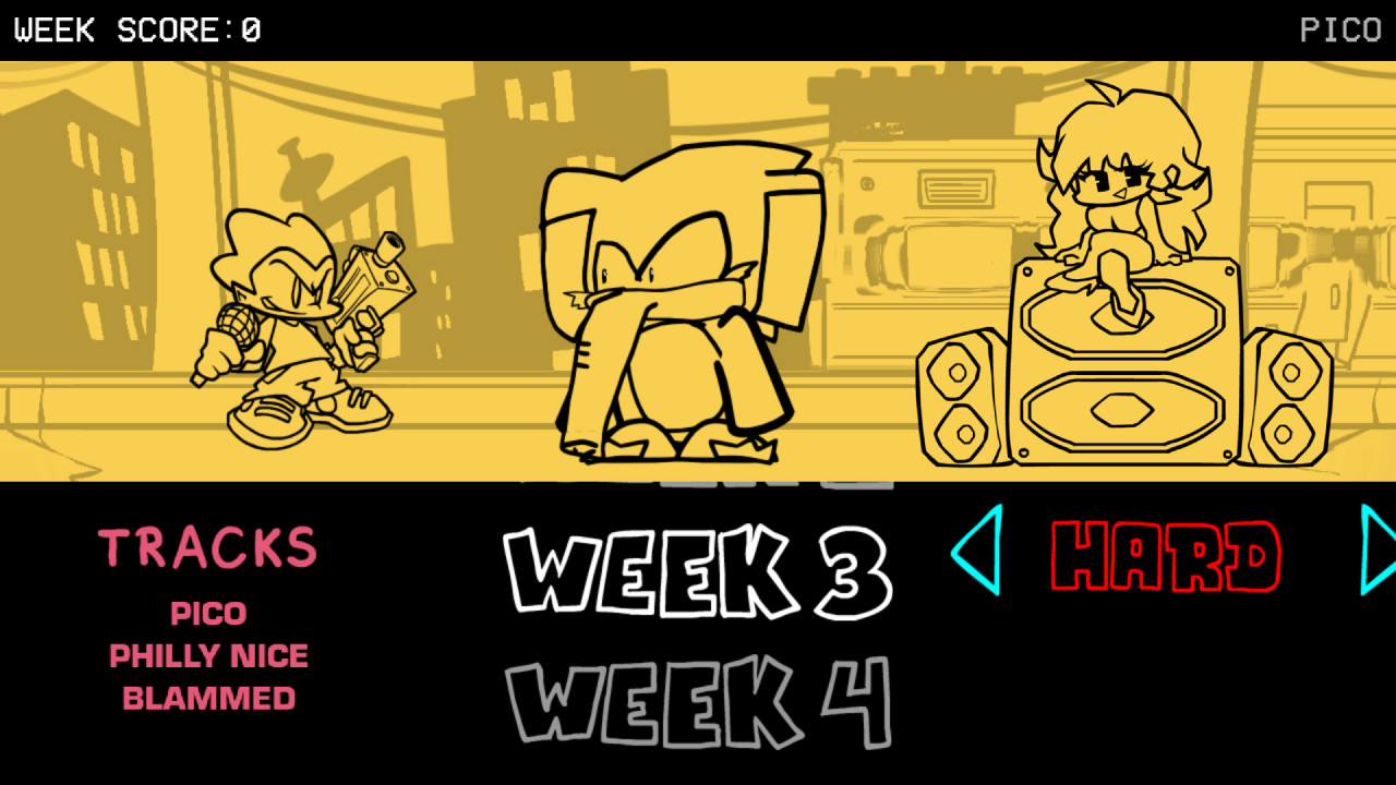Elephant Sonic Over Boyfriend! Mod for Friday Night Funkin' | FNF Mods