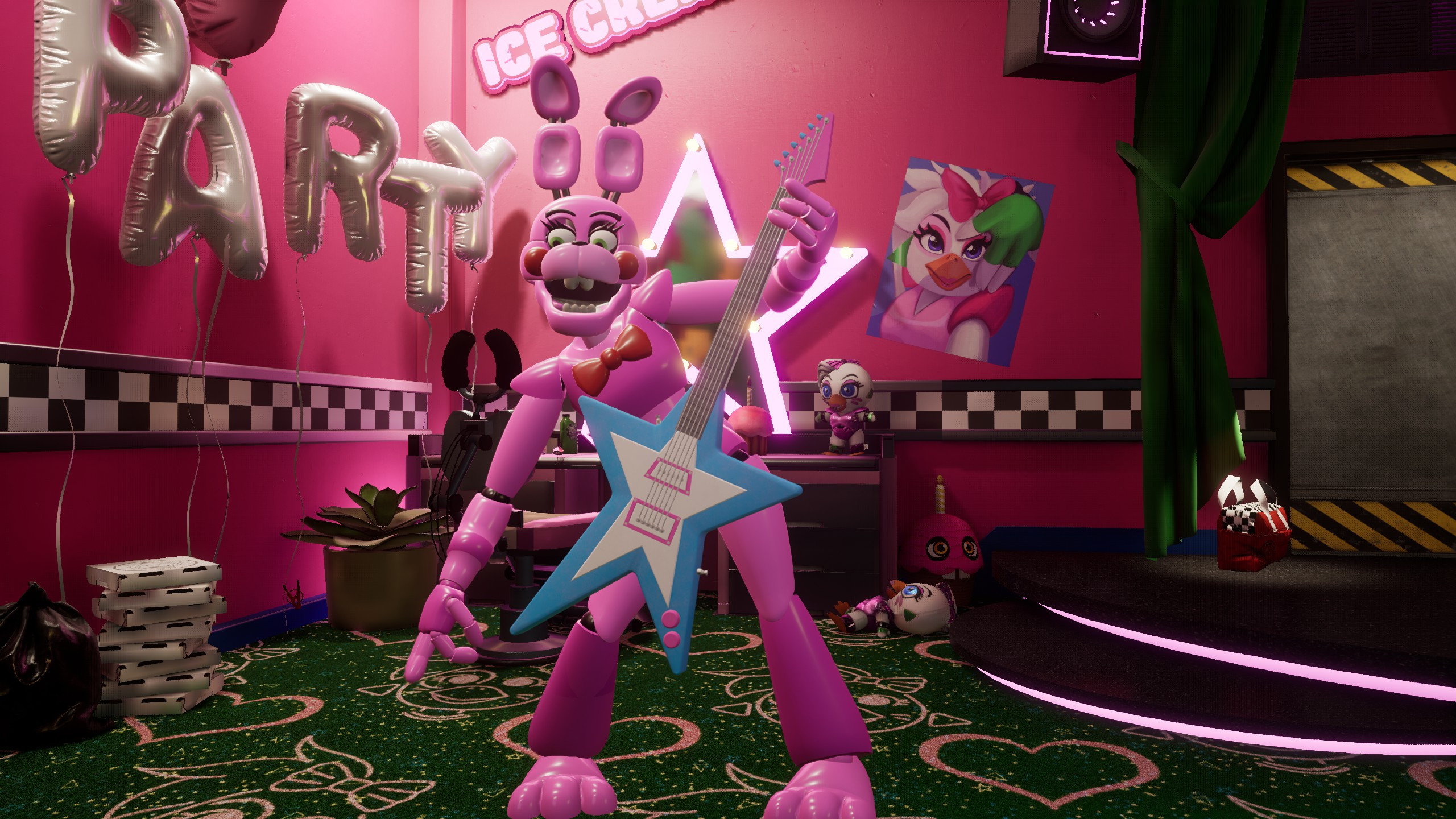 Glamrock Bonnet Mod for Five Nights at Freddy's Security Breach | FNaF: SB Mods