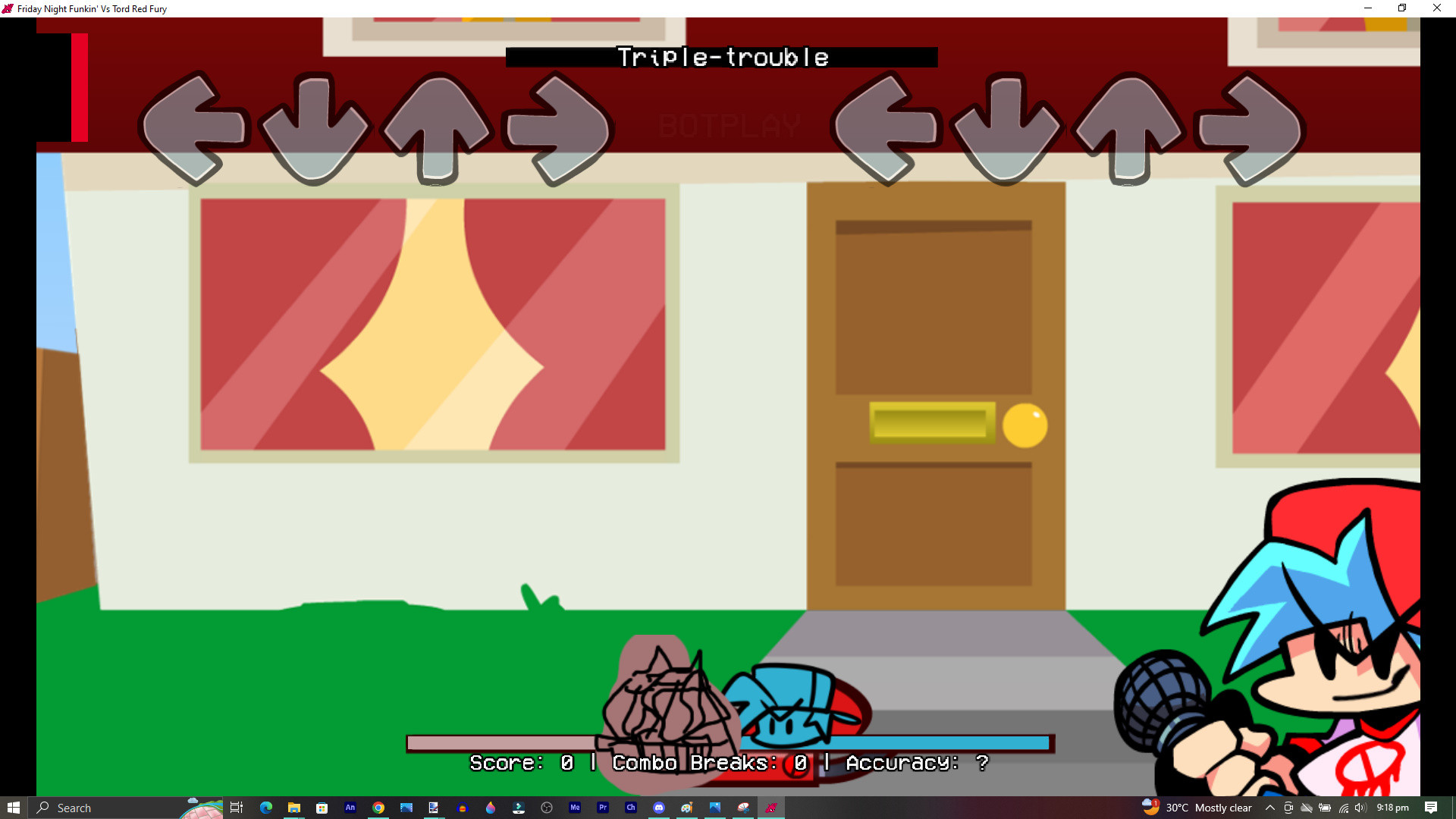 triple trouble but different legacy Tord sing it Mod for Friday Night ...