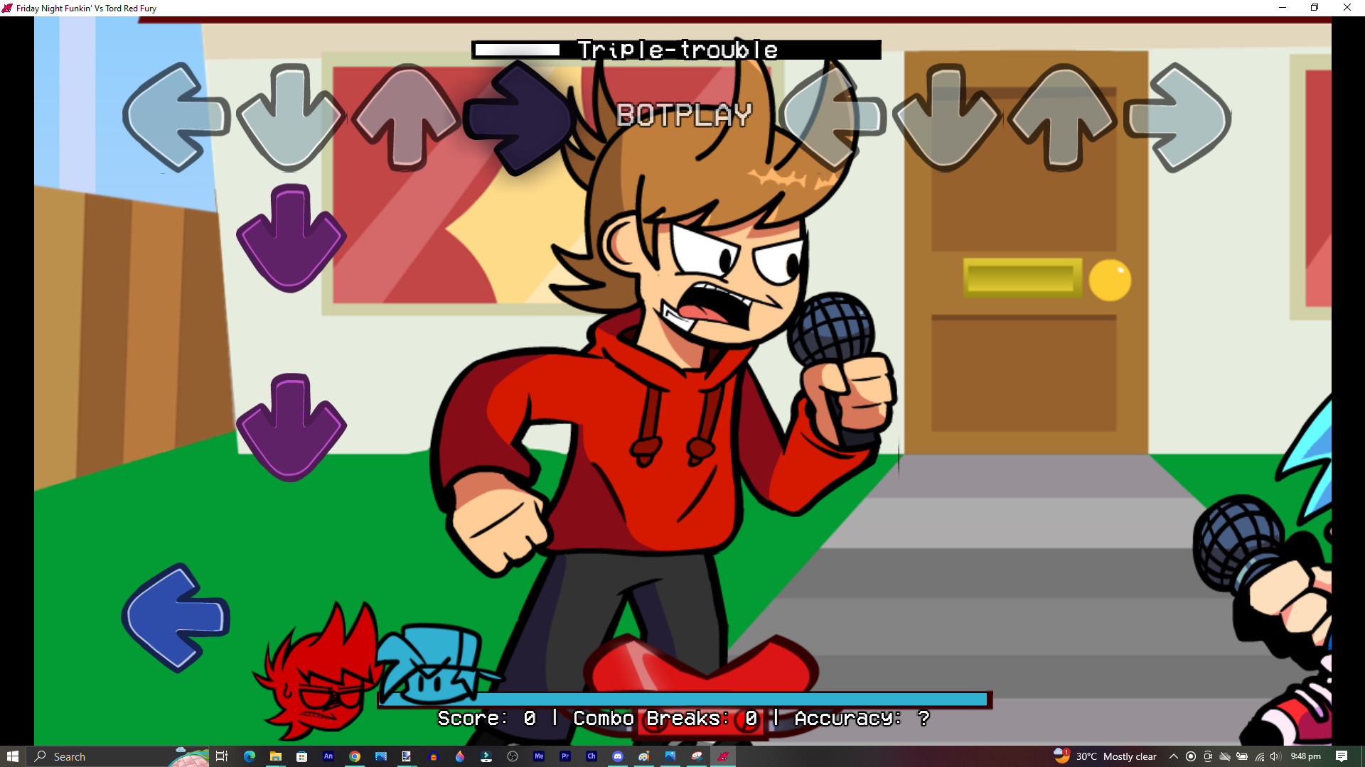 triple trouble but different legacy Tord sing it Mod for Friday Night ...