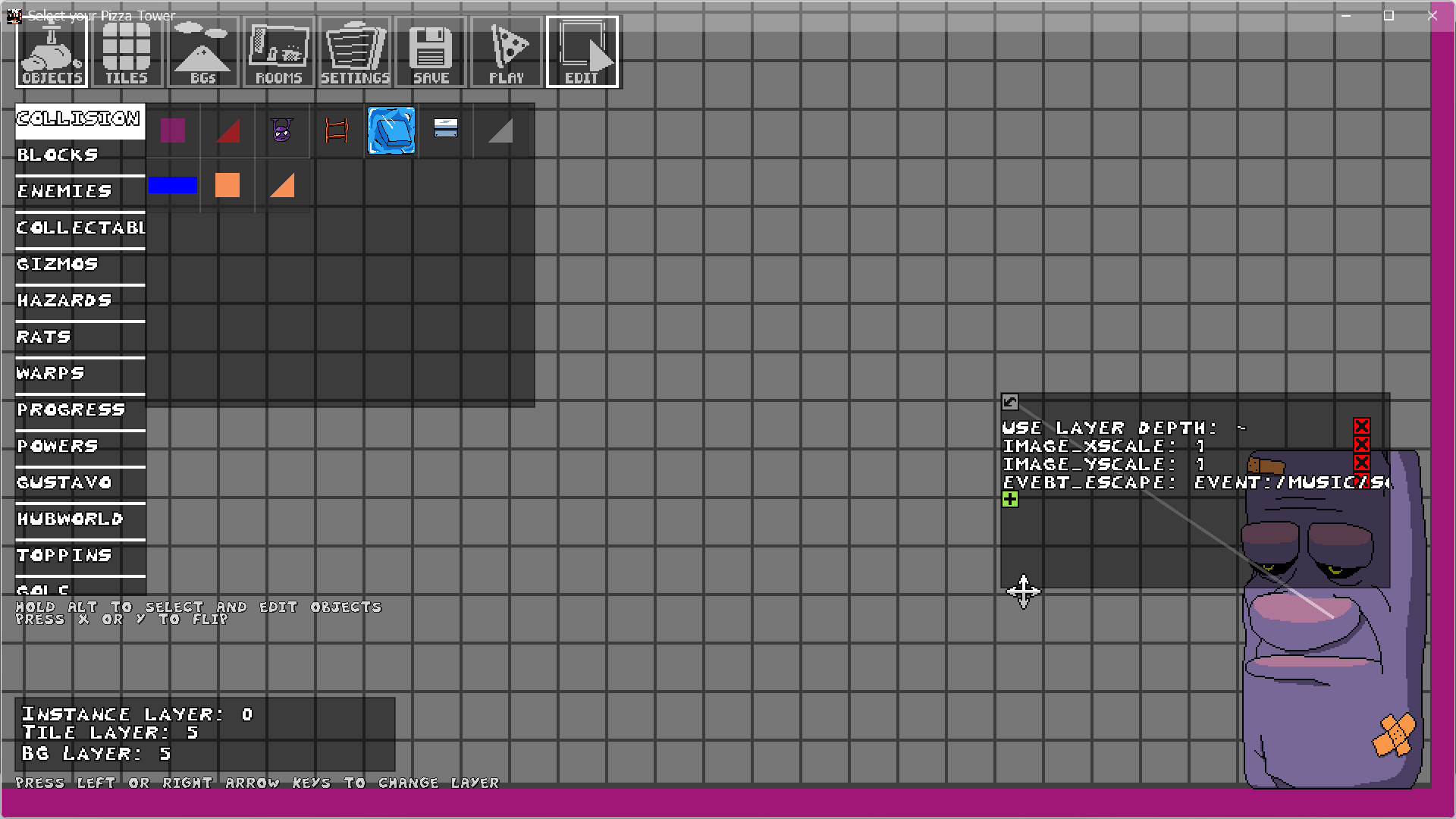 cyop custom FMOD events Mod for Pizza Tower | PT Mods