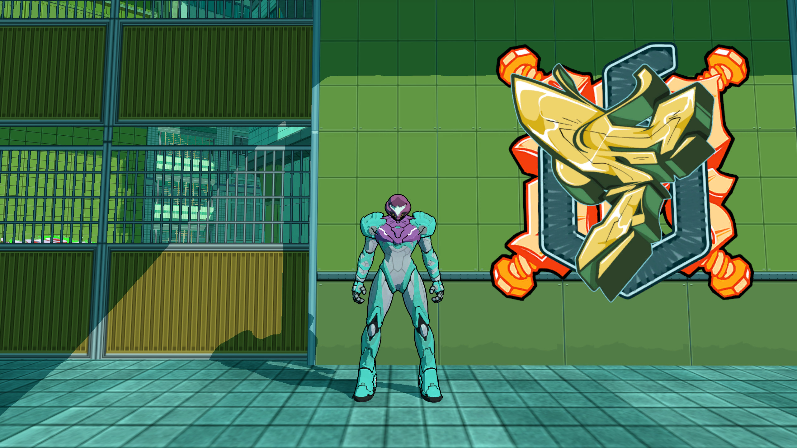 Metroid Dread Samus Mod for Bomb Rush Cyberfunk | BRC Mods