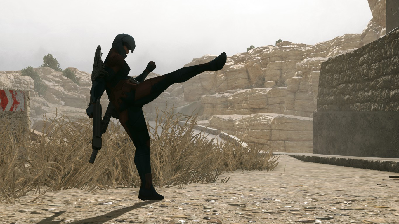 MGS1 Cyborg Ninja over FOB Quiet Mod for Metal Gear Solid V: The ...