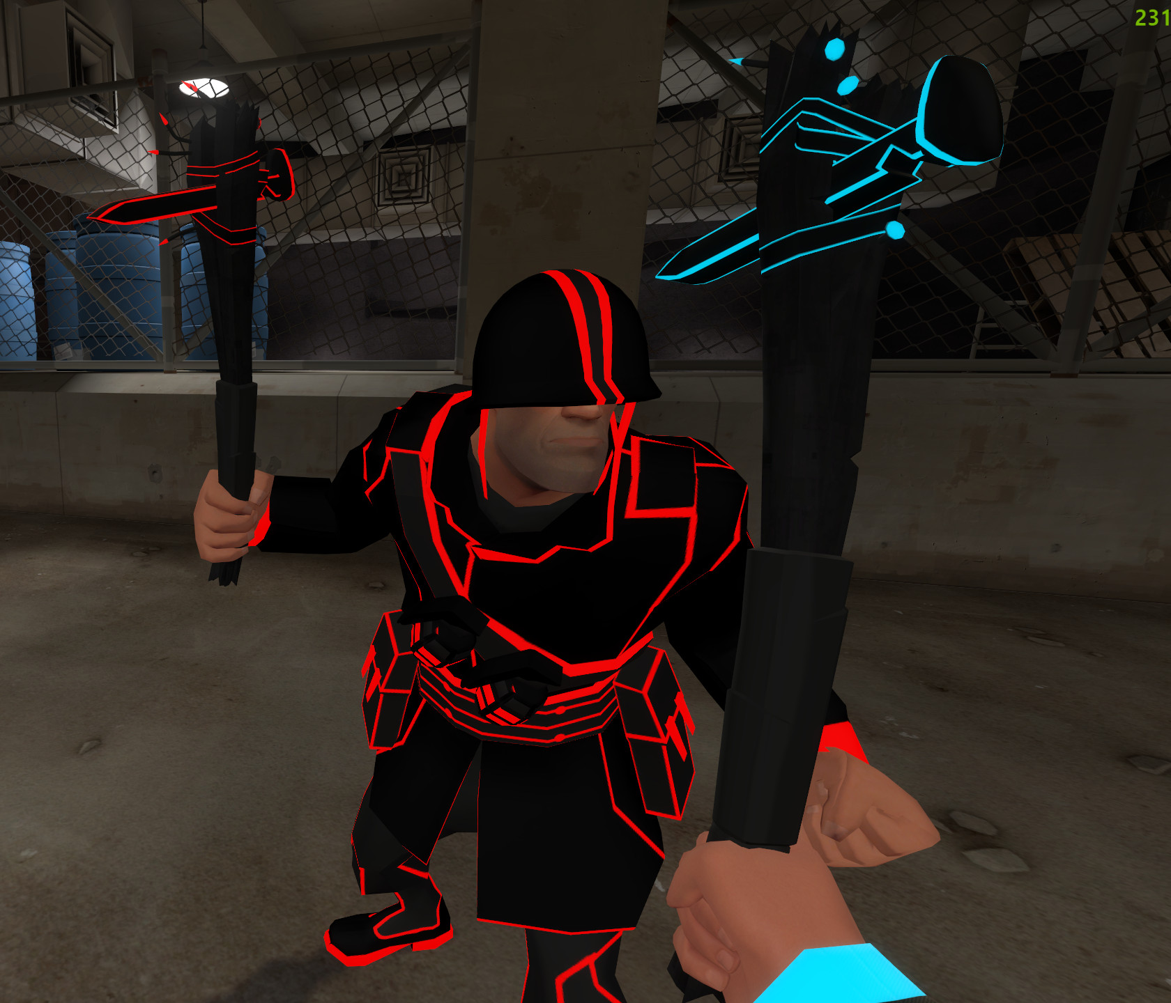 Tron Fortress Weapon Pack - Soldier (Casual) Mod for Team Fortress 2 ...