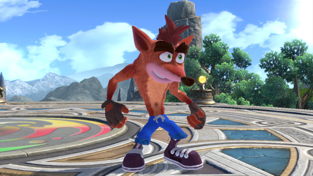 Crash Bandicoot NST Mod for Super Smash Bros. Ultimate | SSBU Mods