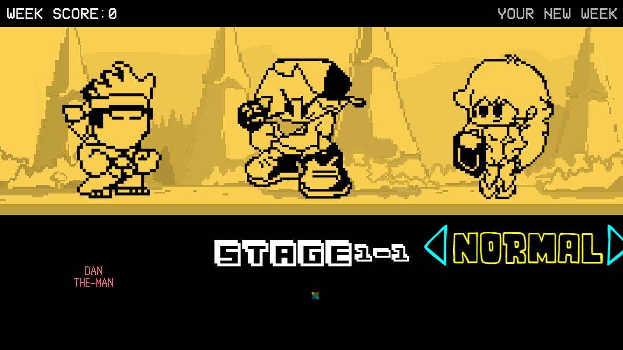 FNF x DAN the man v1.2 Mod for Friday Night Funkin' | FNF Mods