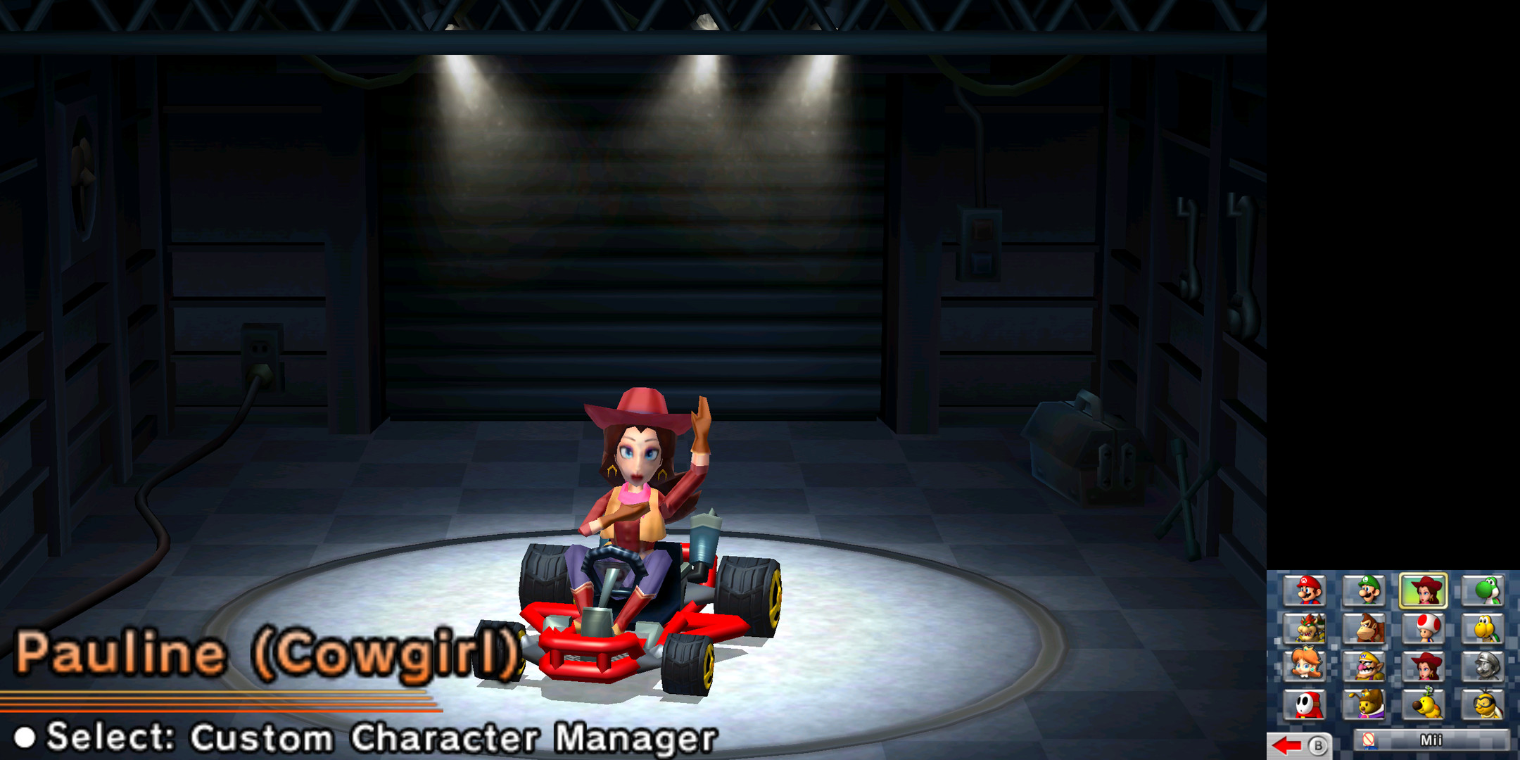 Pauline (Cowgirl) Mod for Mario Kart 7 | MK7 Mods