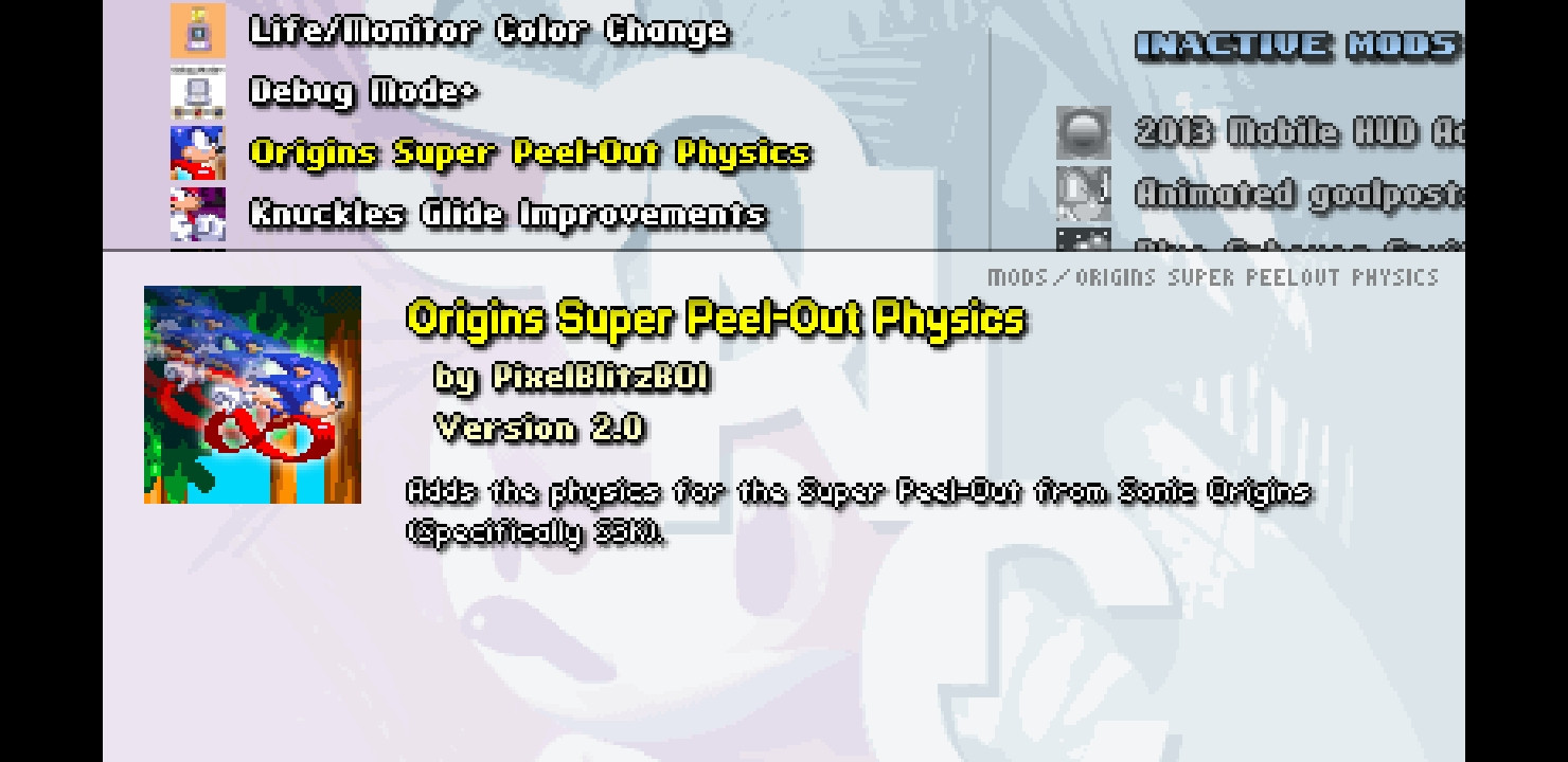 Origins Super Peel-Out Physics Mod for Sonic 3 A.I.R. | S3AIR Mods