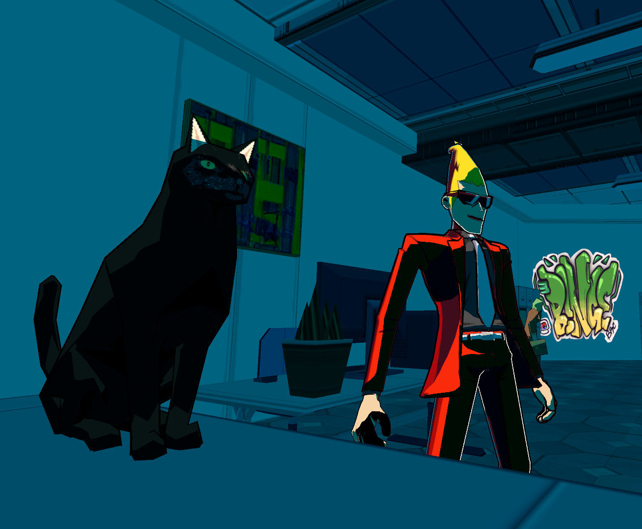 Sissel (Ghost Trick) Mod for Bomb Rush Cyberfunk | BRC Mods