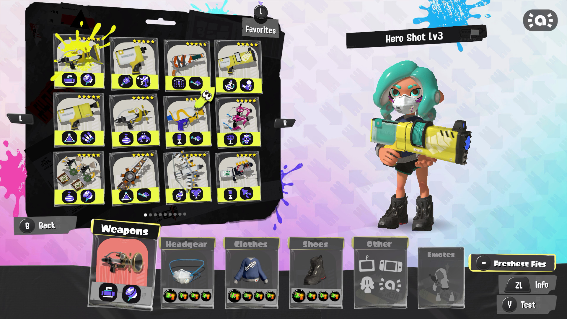 Grizzco + Custom Weapons Mod for Splatoon 3 | Splatoon 3 Mods