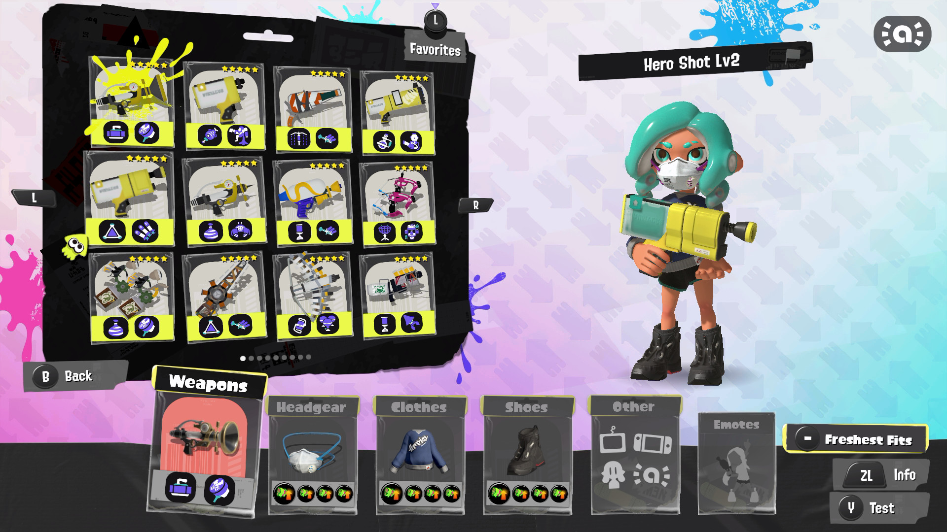 Grizzco + Custom Weapons Mod for Splatoon 3 | Splatoon 3 Mods