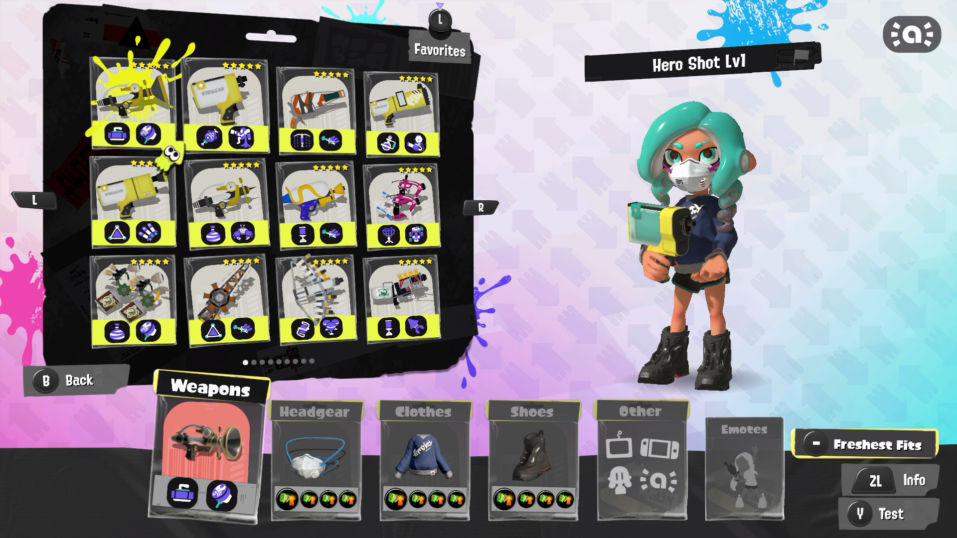Grizzco + Custom Weapons Mod for Splatoon 3 | Splatoon 3 Mods
