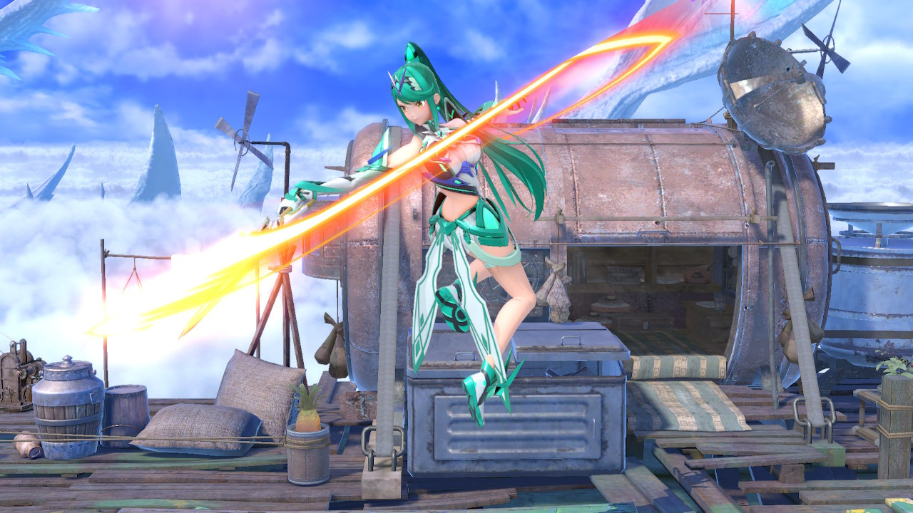 Pneuma Mythra on Roy Mod for Super Smash Bros. Ultimate | SSBU Mods