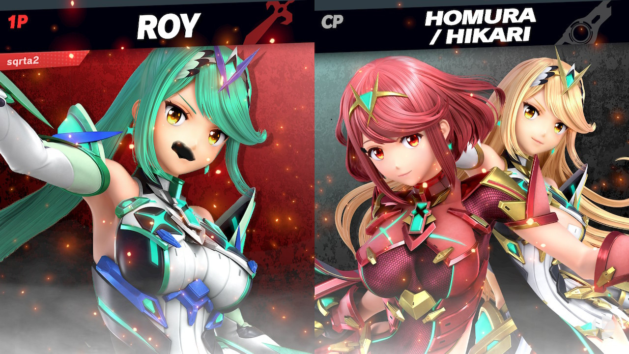 Pneuma Mythra on Roy Mod for Super Smash Bros. Ultimate | SSBU Mods
